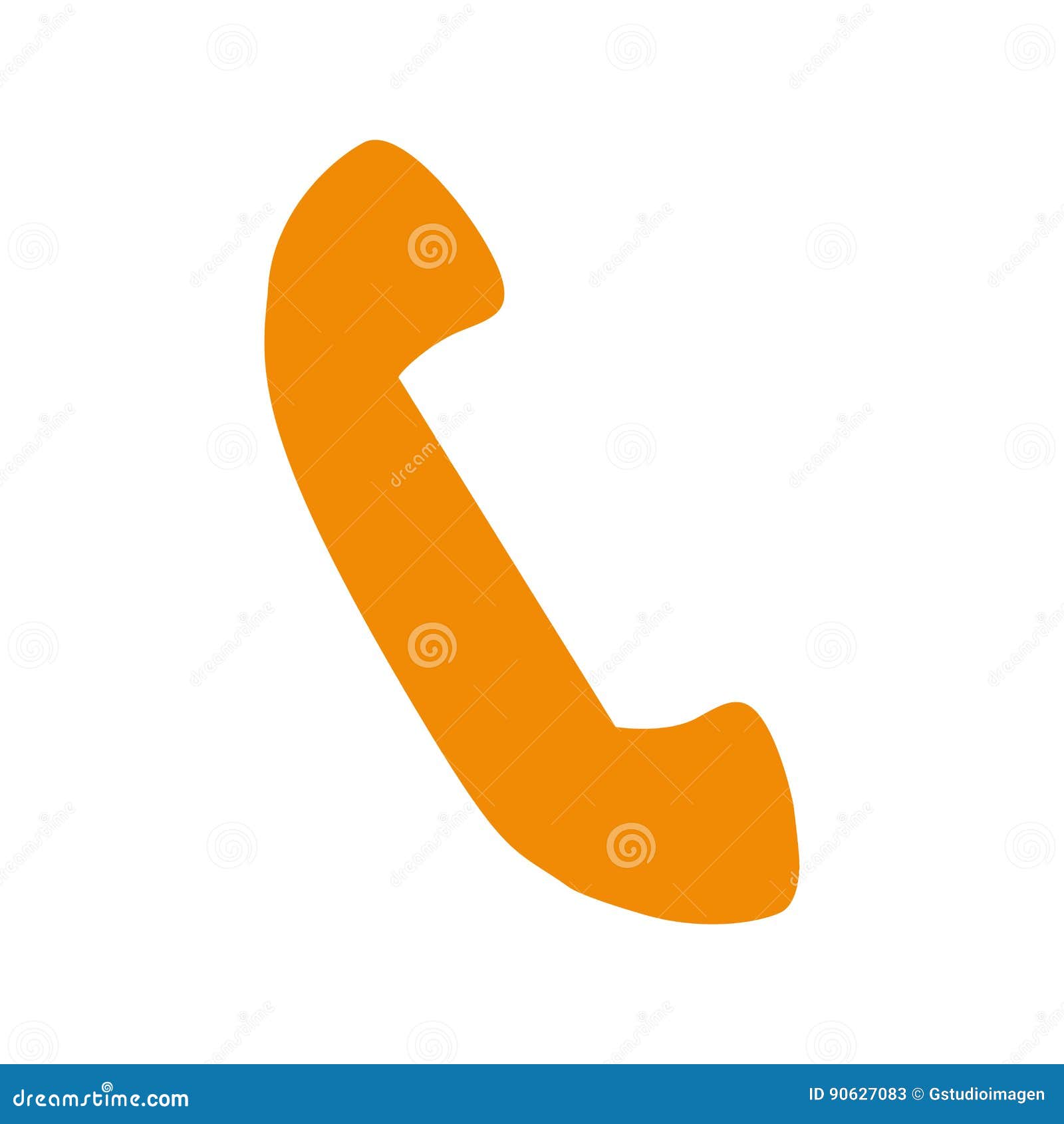 Phone Service Isolated Icon Stock Vector - Illustration of handset ...