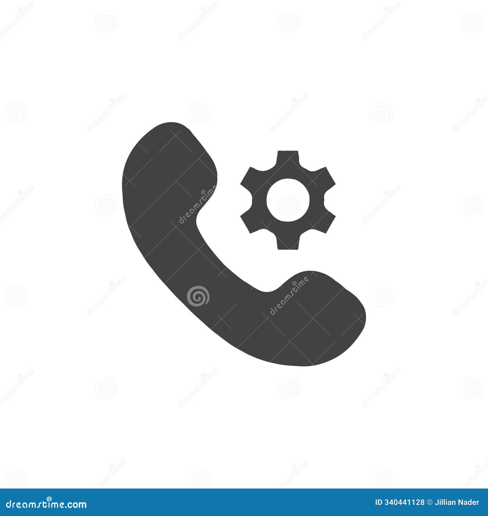 Phone Setting Icon Group Symbol or Sign Vector Stock Illustration ...