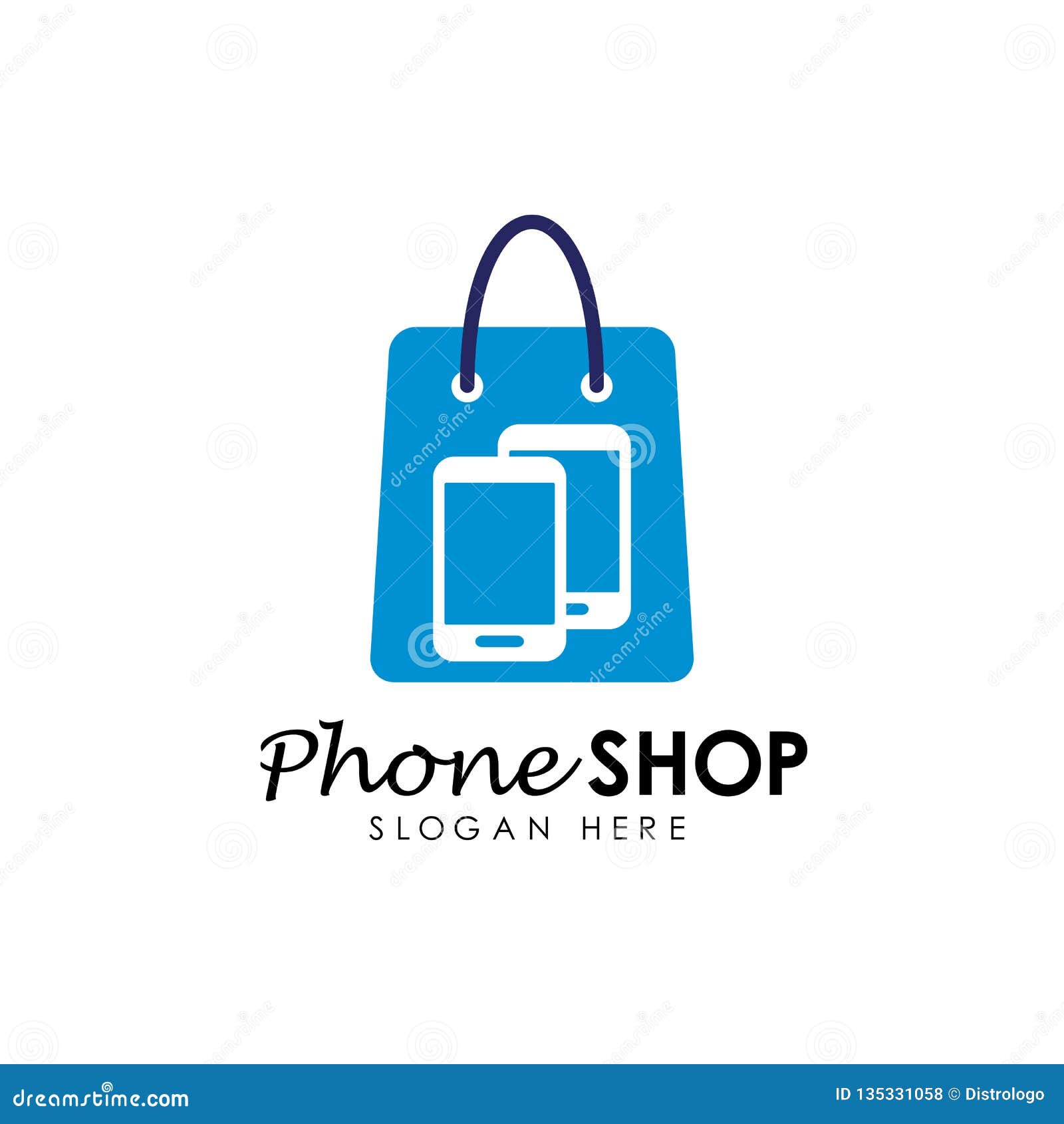 Phone Shop Logo Design Template. Gadget Shop Logo Design Stock Vector ...