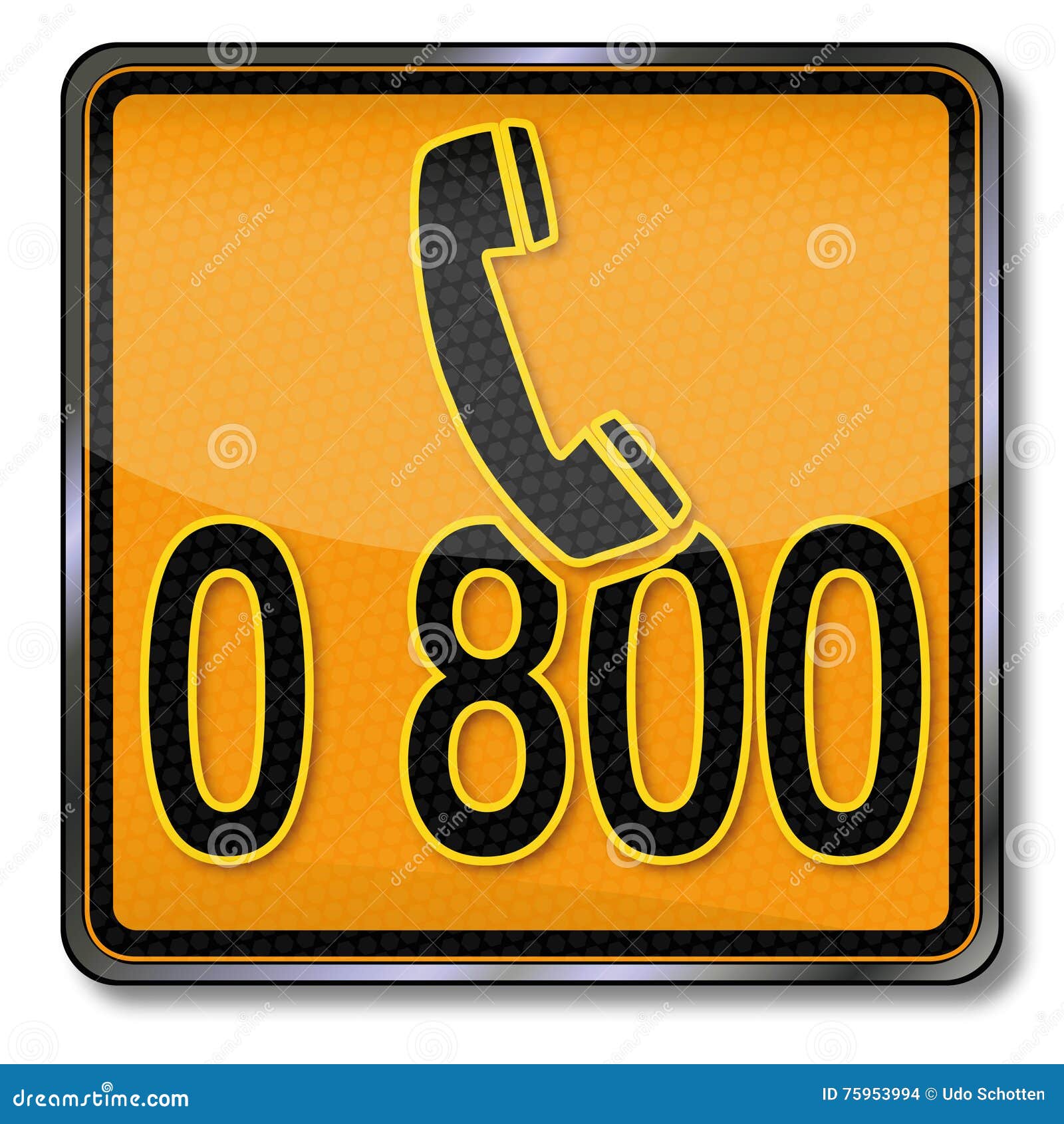 Phone sign 0800 stock vector. Illustration of area, name - 75953994
