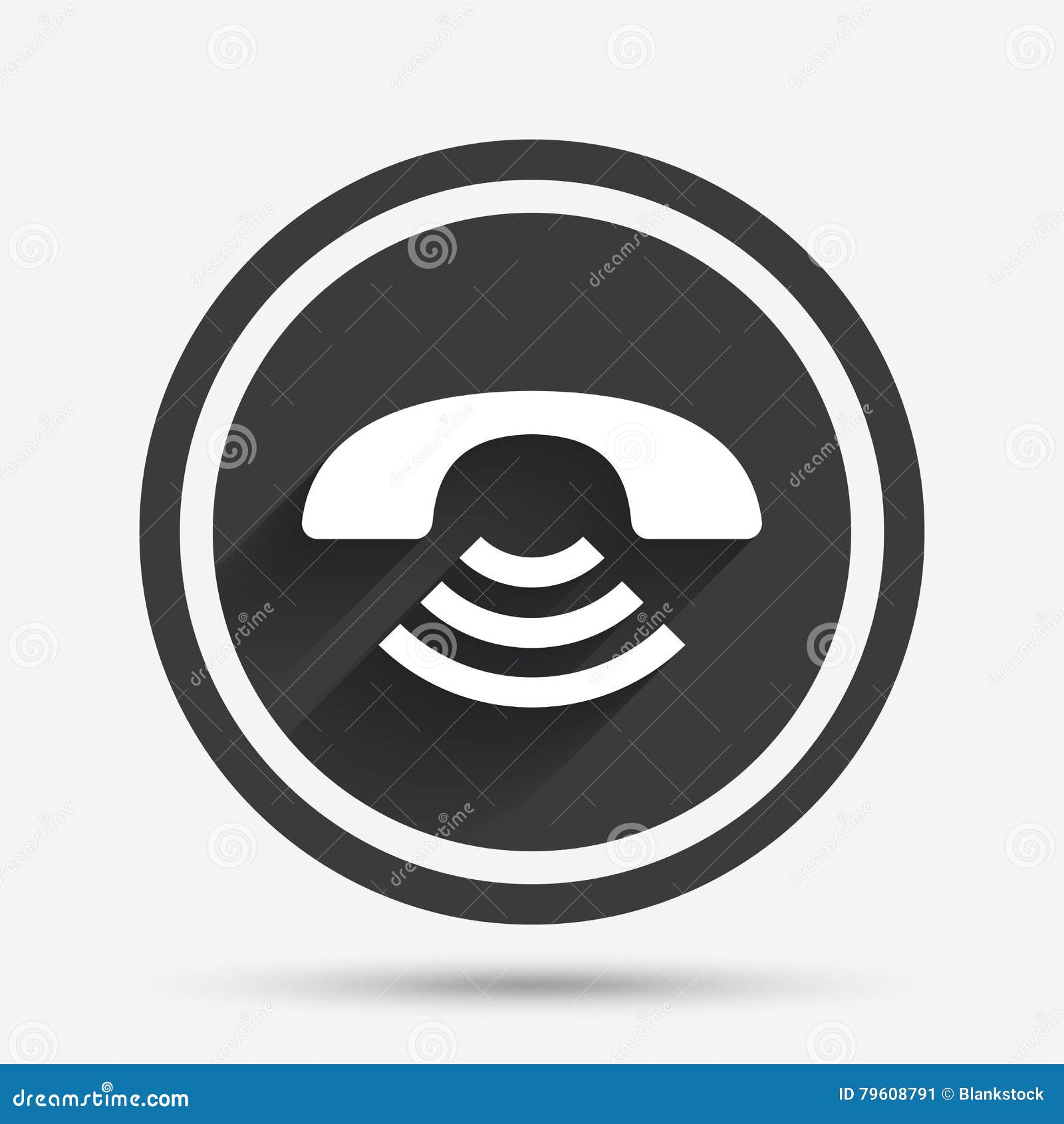 Phone Sign Icon. Support Symbol Stock Vector - Illustration of concept ...