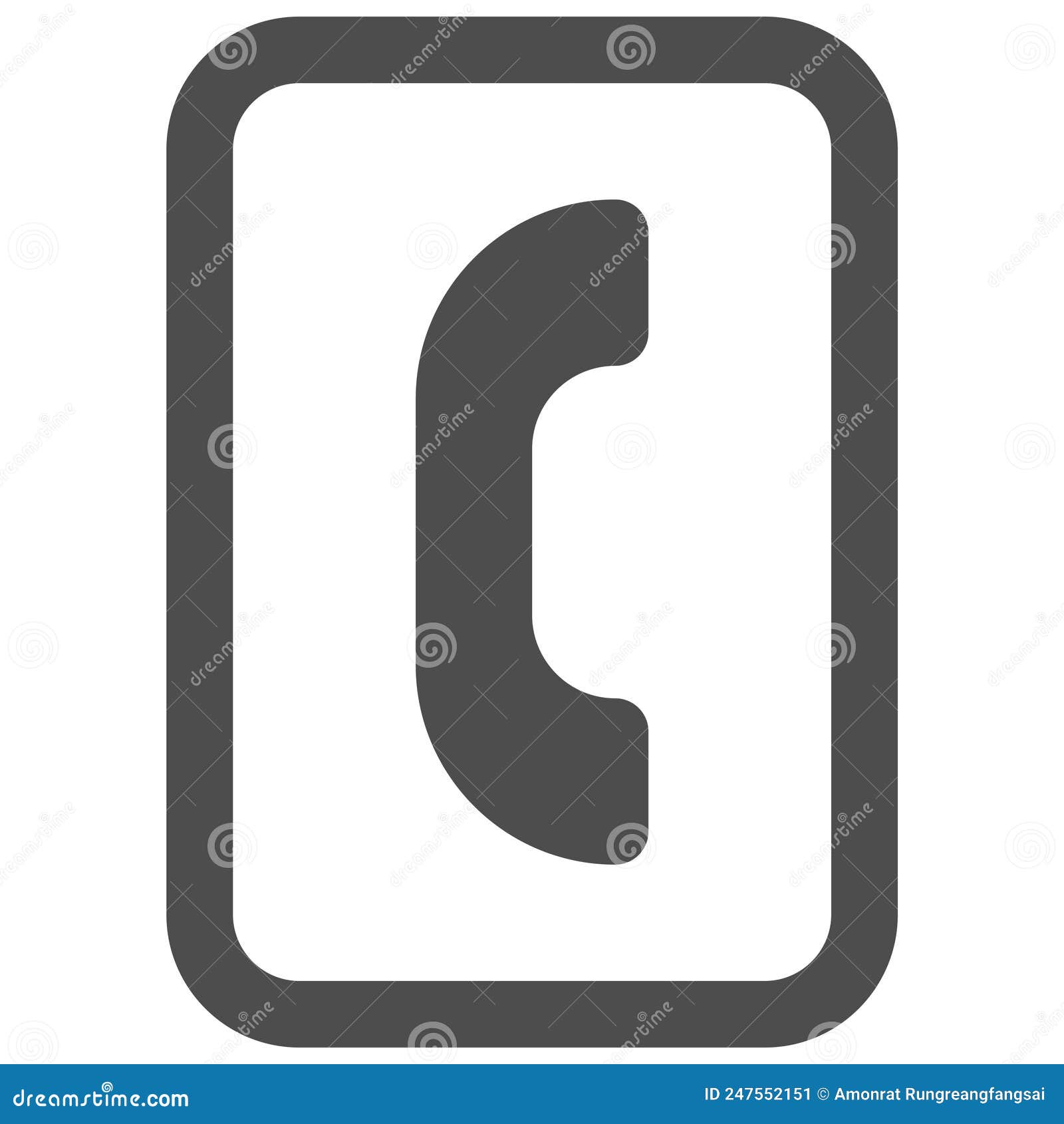Phone Sign Icon, Wayfinding Sign Vector Stock Vector - Illustration of ...