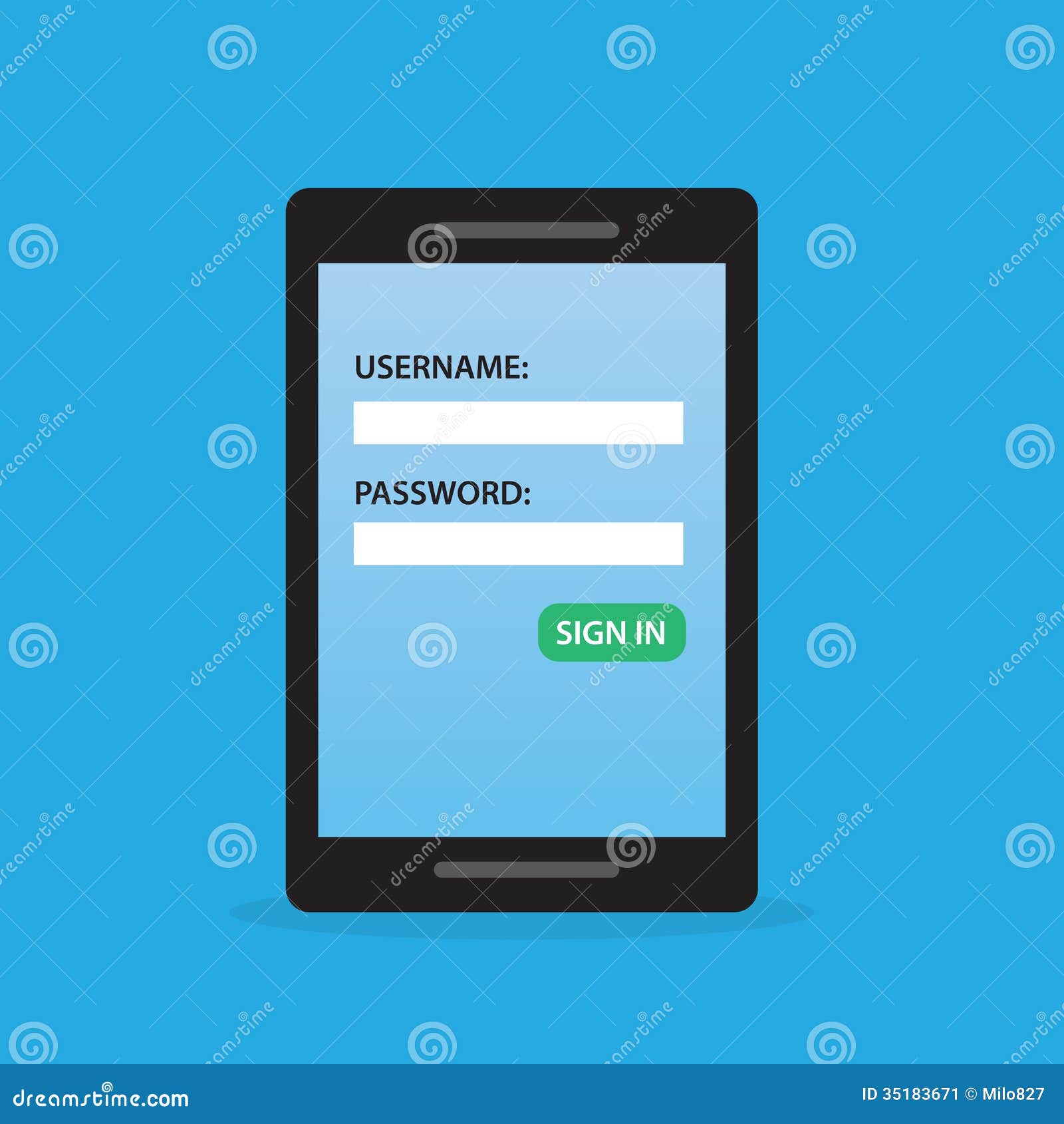 Phone Sign in stock vector. Illustration of internet - 35183671