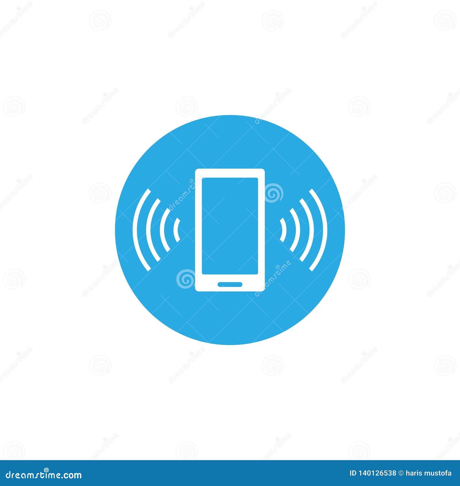 Phone Signal Icon Design Template Vector Stock Illustration ...