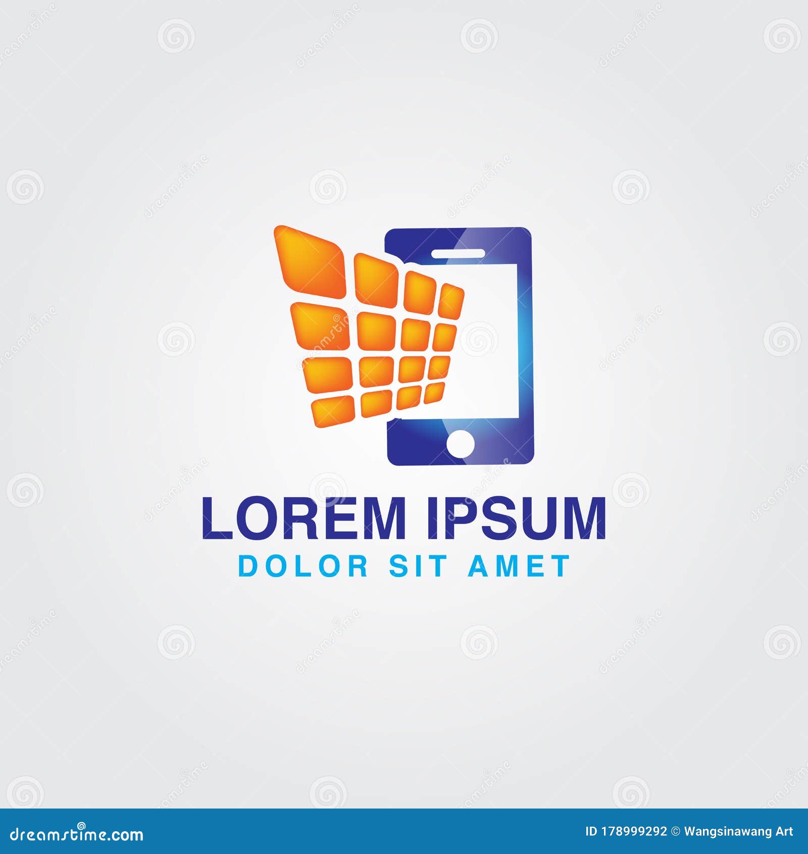 Phone, Solar Panel Logo Vector Illustration Stock Vector - Illustration ...