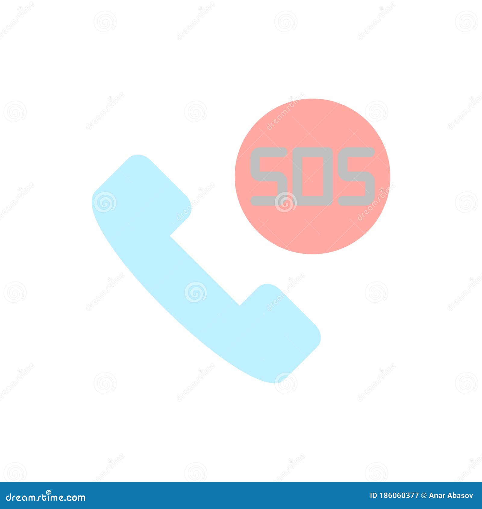 Phone, Sos Icon. Simple Color Vector Elements of Firefighters Icons for ...