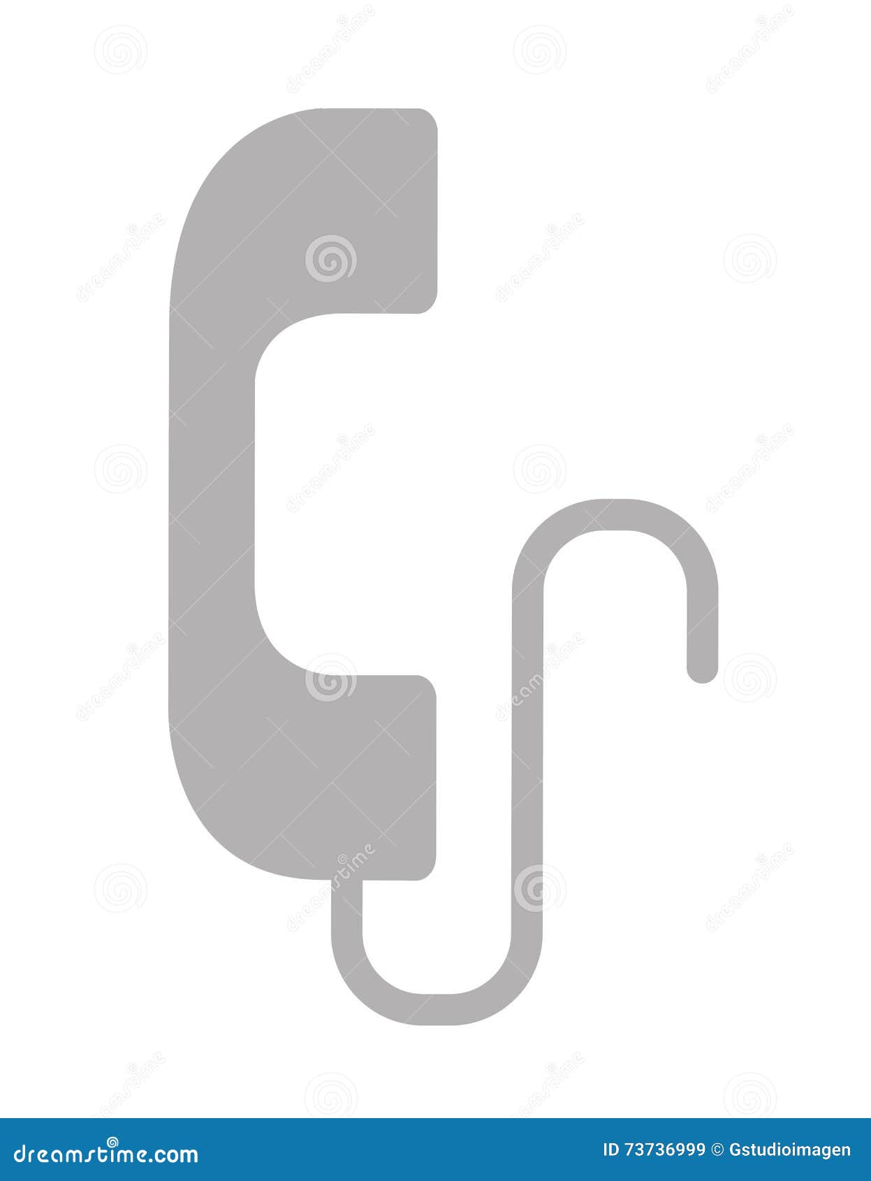 Phone Speaker Isolated Icon Design Stock Illustration - Illustration of ...