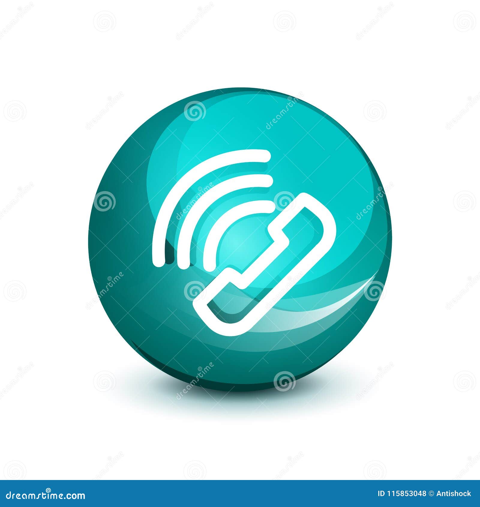 Phone Support Call Center Button Stock Vector - Illustration of badge ...