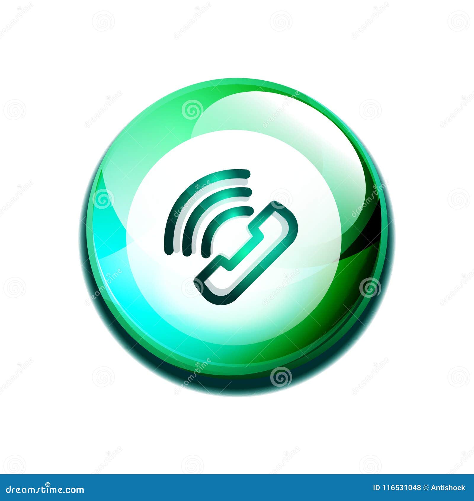 Phone Support Call Center Button Stock Vector - Illustration of open ...