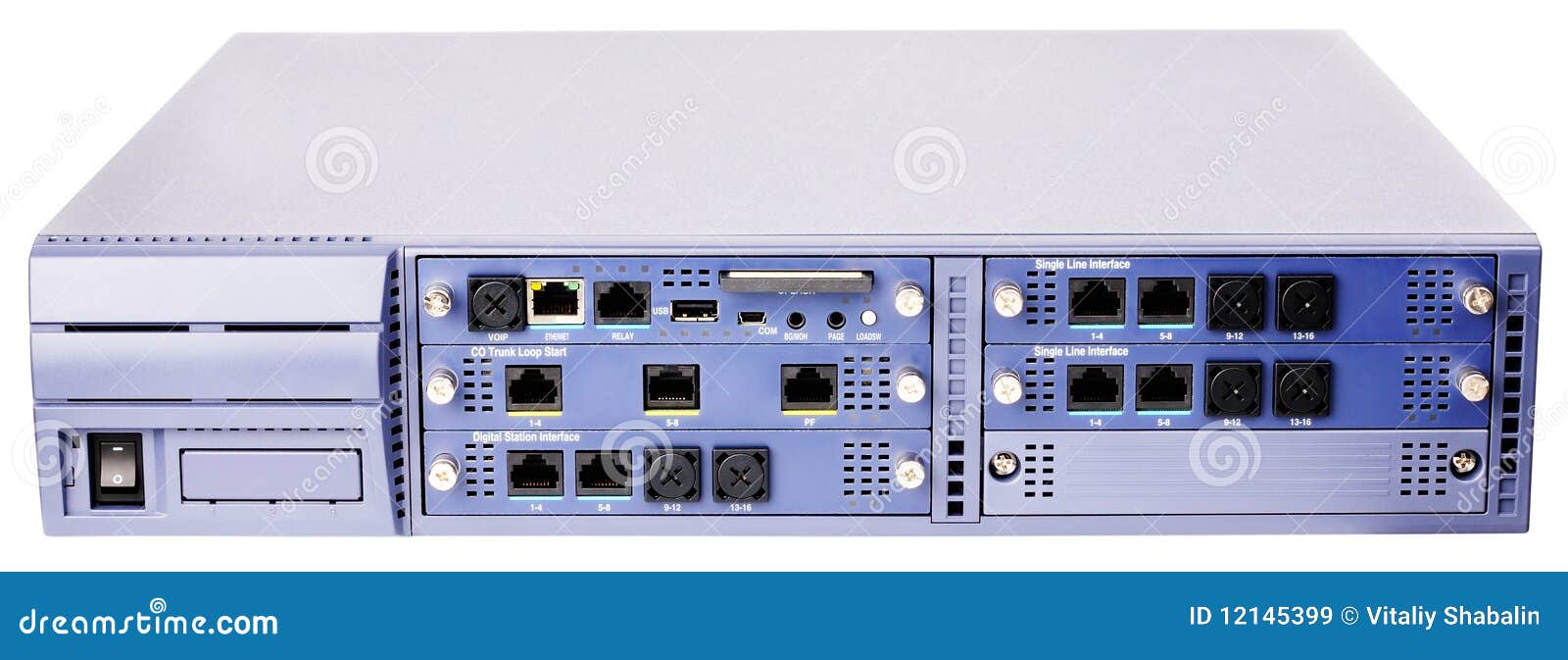 Phone switch front view stock image. Image of equipment - 12145399