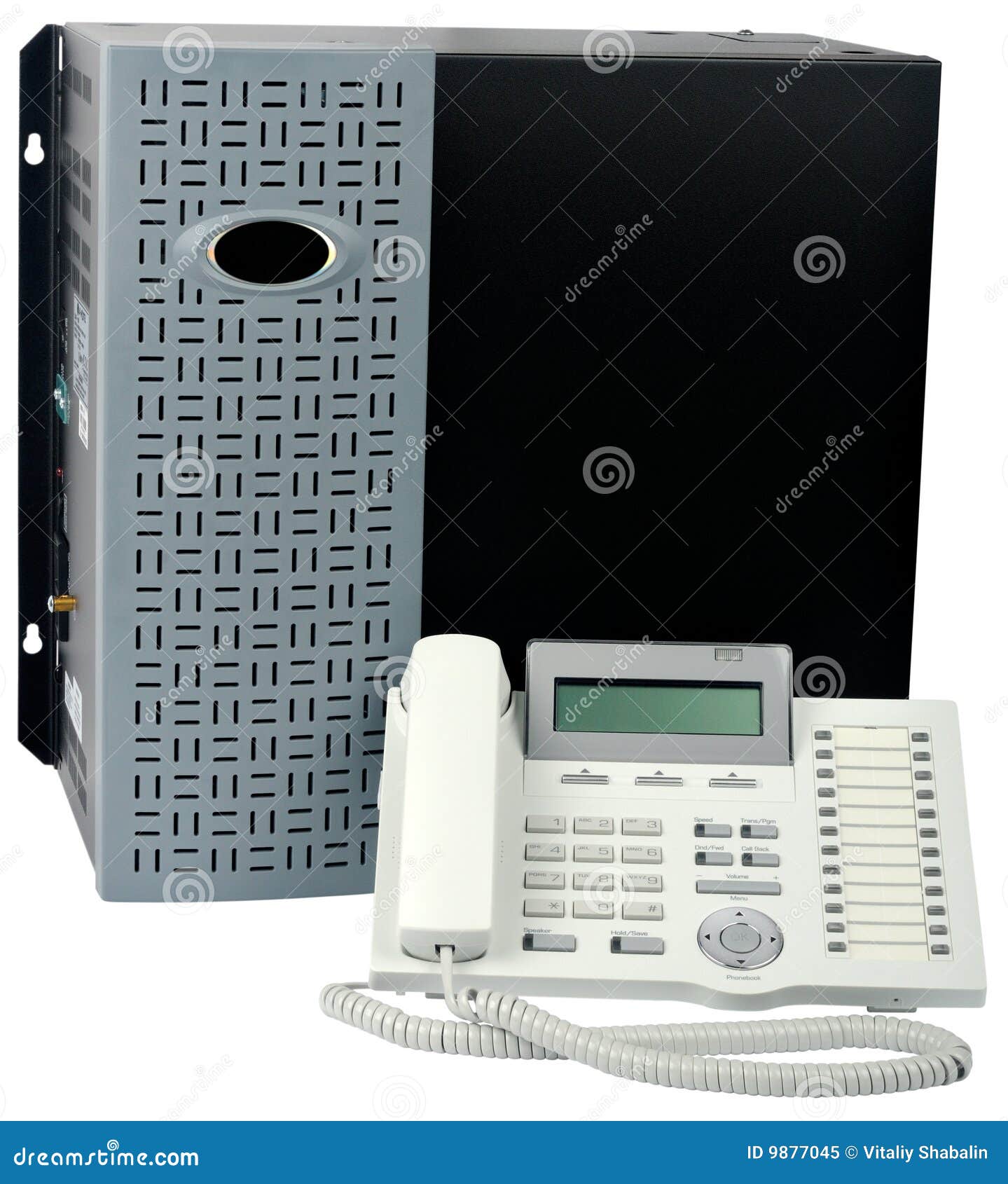 Phone Switch and Telephone on White Stock Image - Image of digital ...