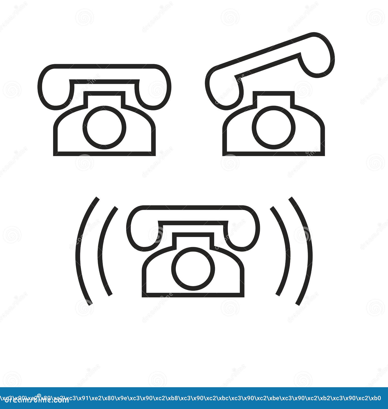 Phone stock vector. Illustration of talking, receiver - 68479193