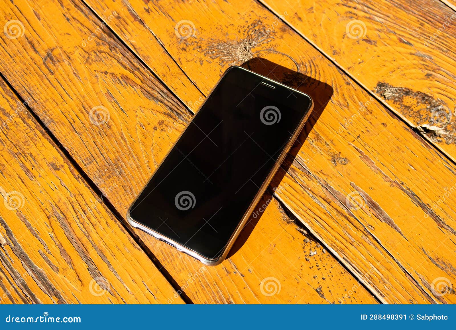 Phone on the Table closeup stock image. Image of single - 288498391