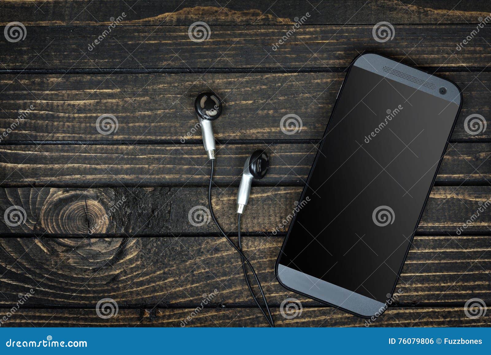 Phone on table stock photo. Image of audiobook, gadget - 76079806