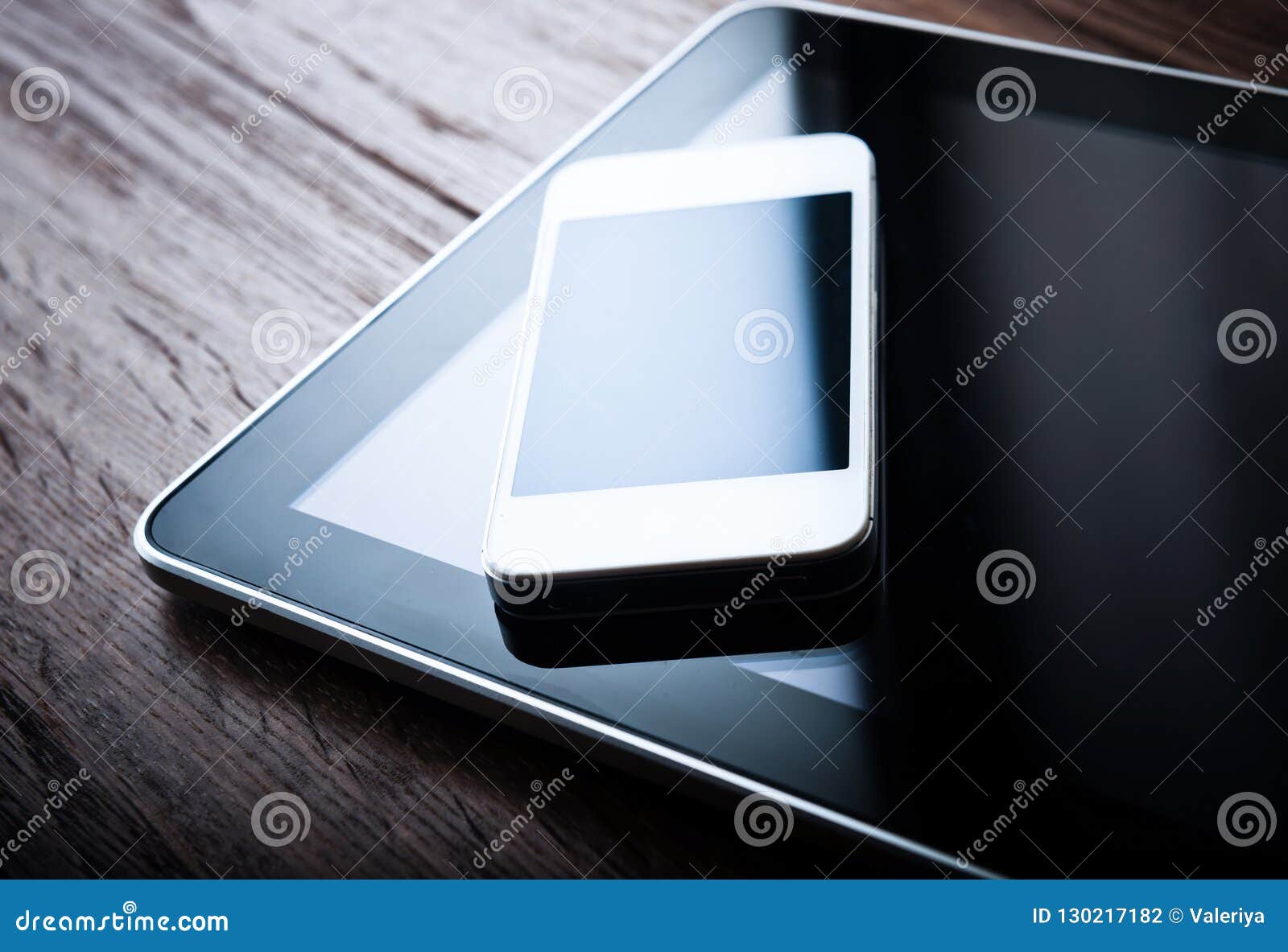Phone and tablet pc stock photo. Image of digital, internet - 130217182