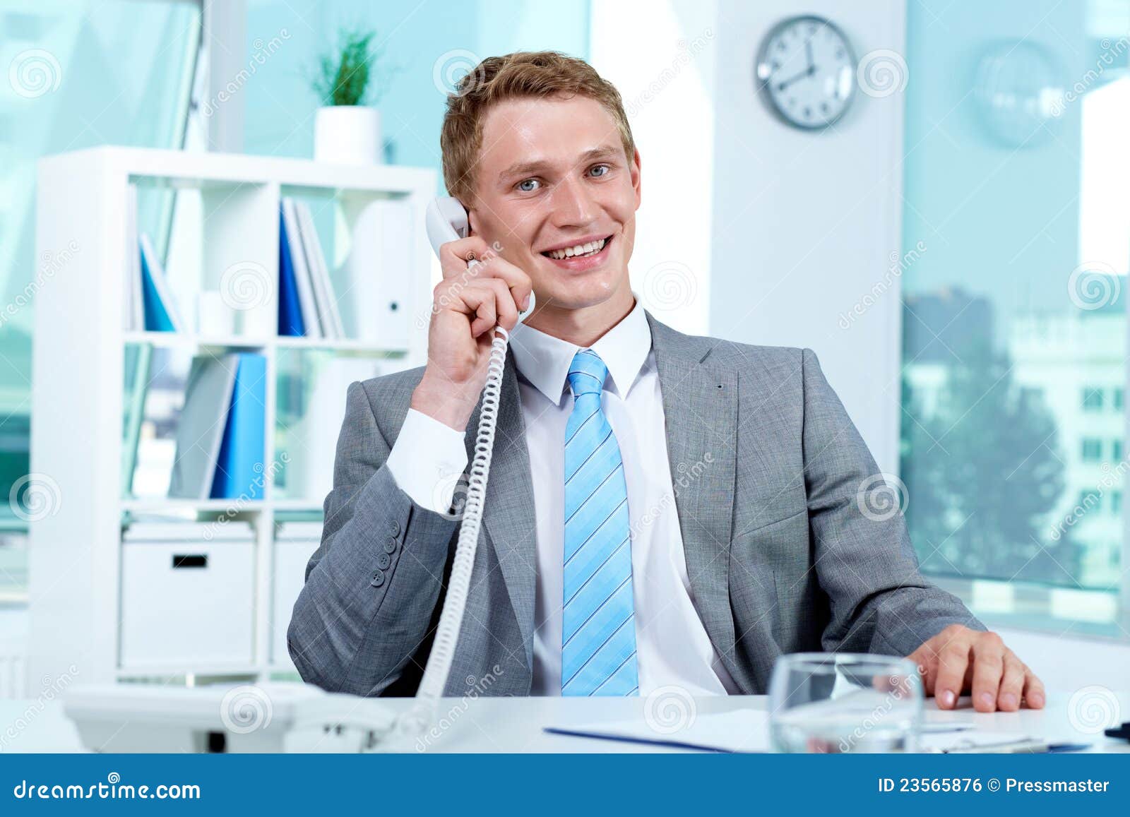 Phone talk stock photo. Image of boss, businessman, confident - 23565876