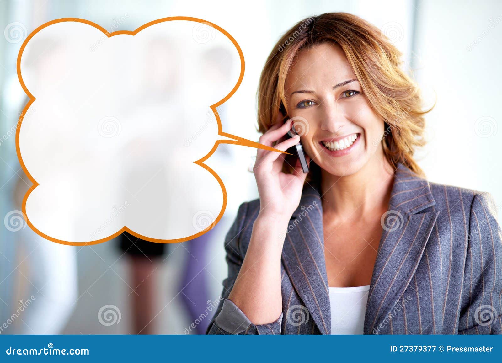 Phone talk stock image. Image of formalwear, negotiation - 27379377