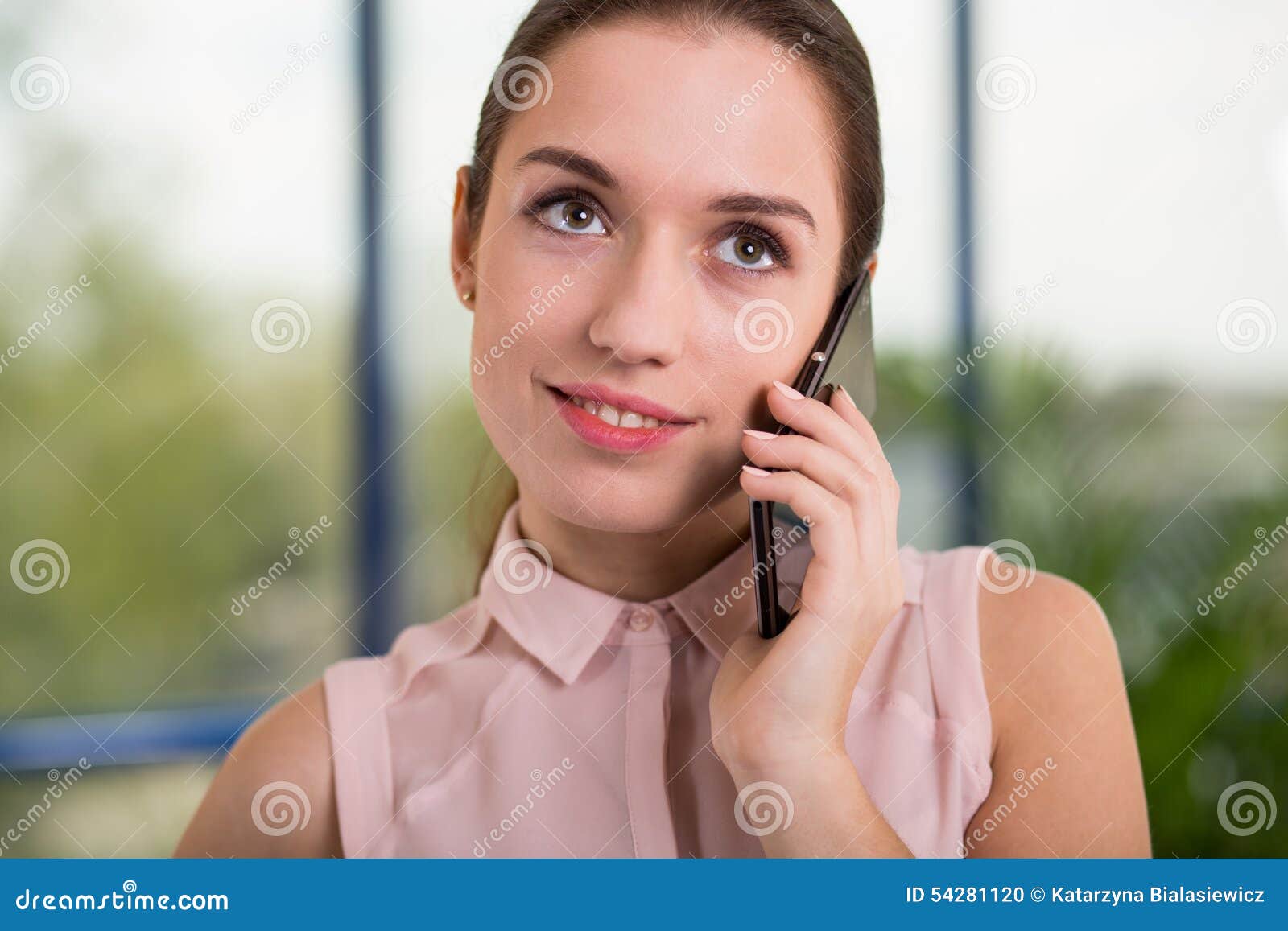 Phone talk with client stock photo. Image of happy, entrepreneur - 54281120