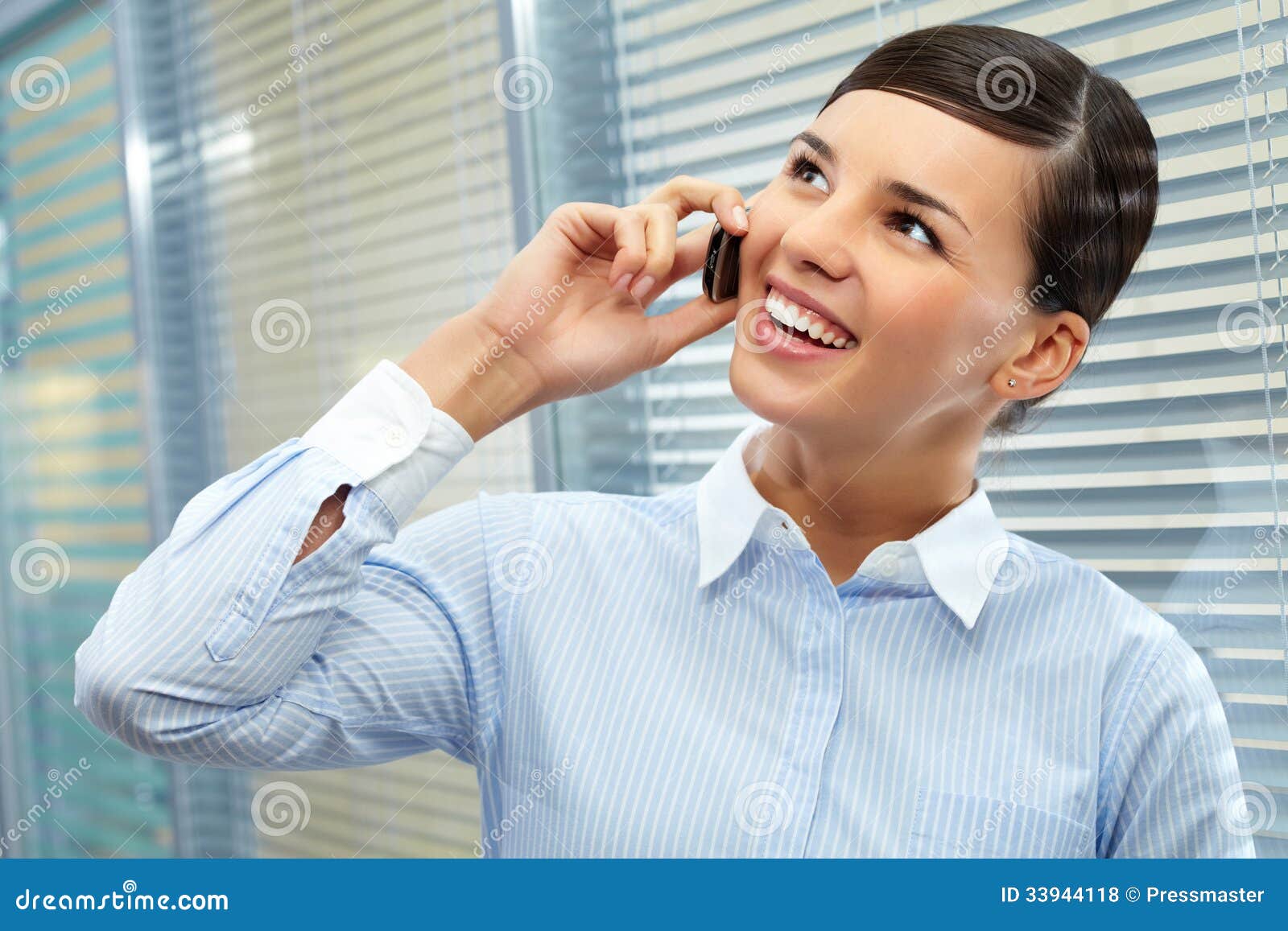Phone talk stock photo. Image of phoning, employer, businesspeople ...