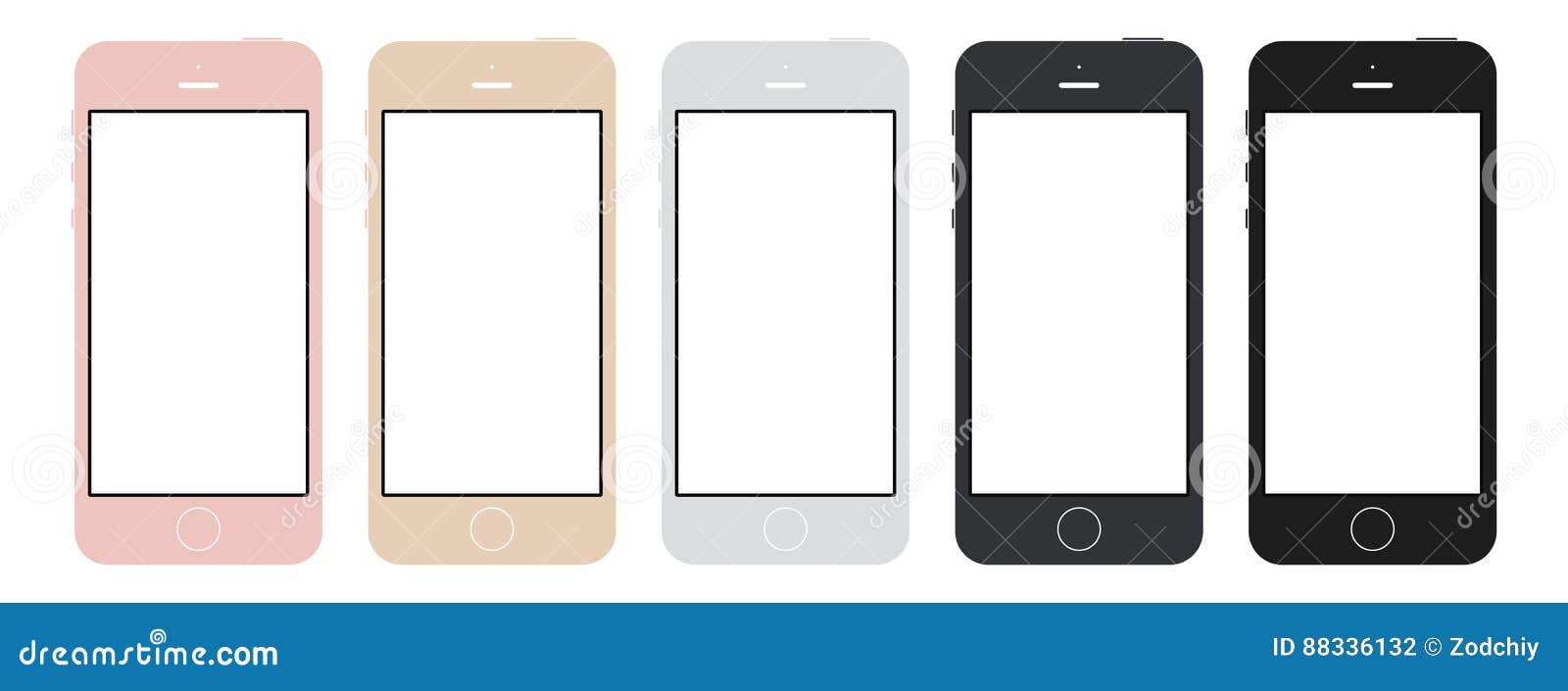 Phone-tamplate copy stock vector. Illustration of electronic - 88336132