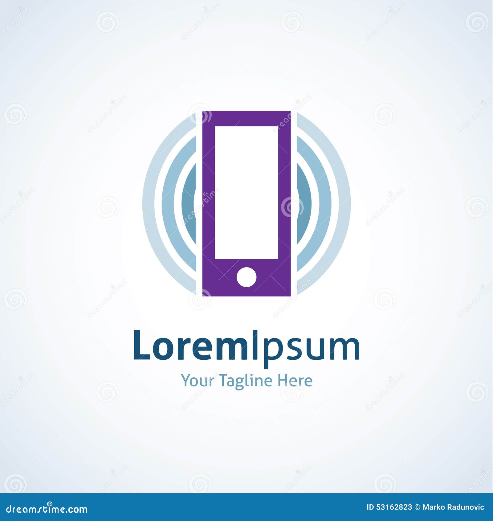 Phone Technology Internet Application Logo Icon Stock Illustration ...