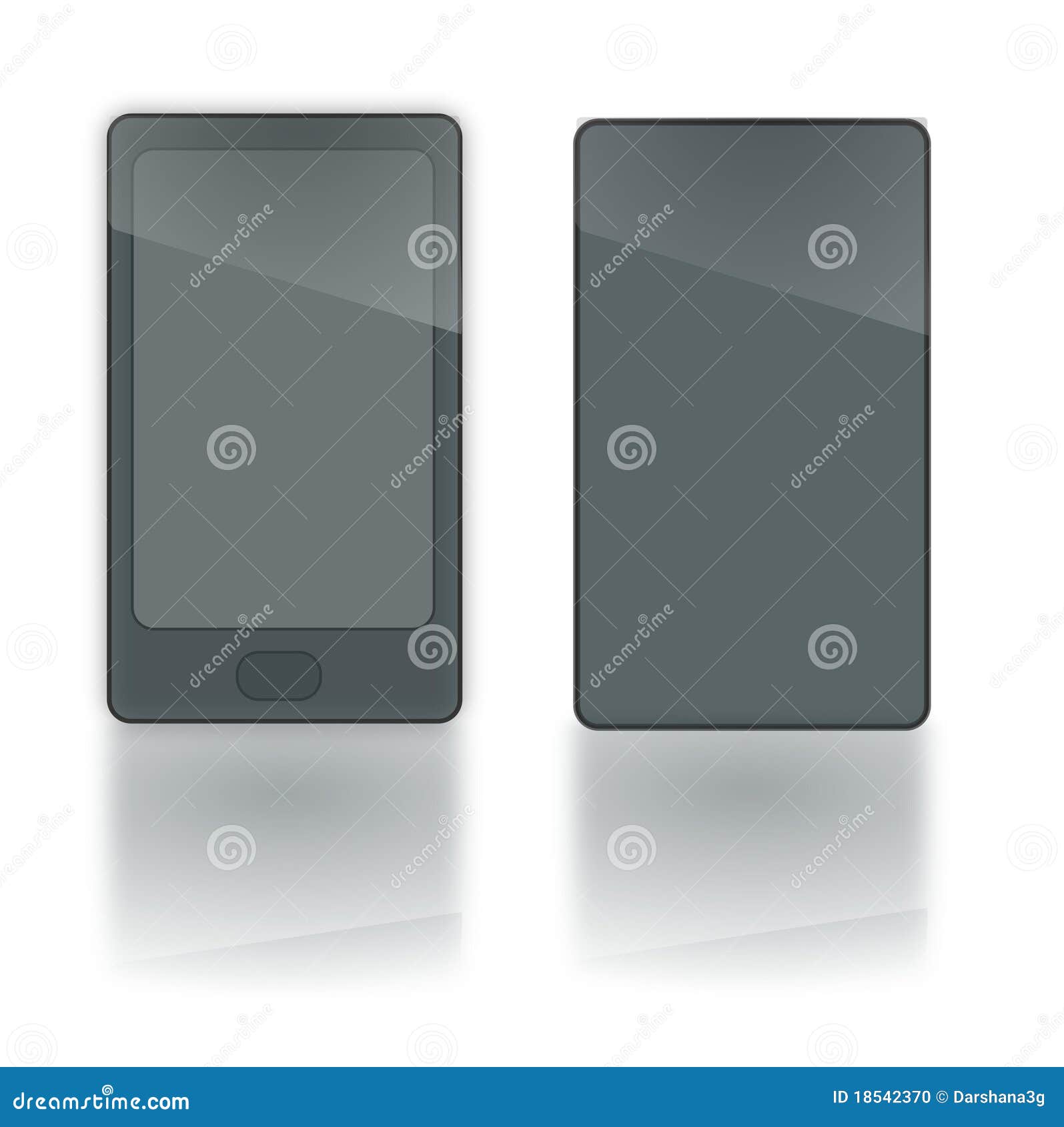 Phone template stock illustration. Illustration of design - 18542370