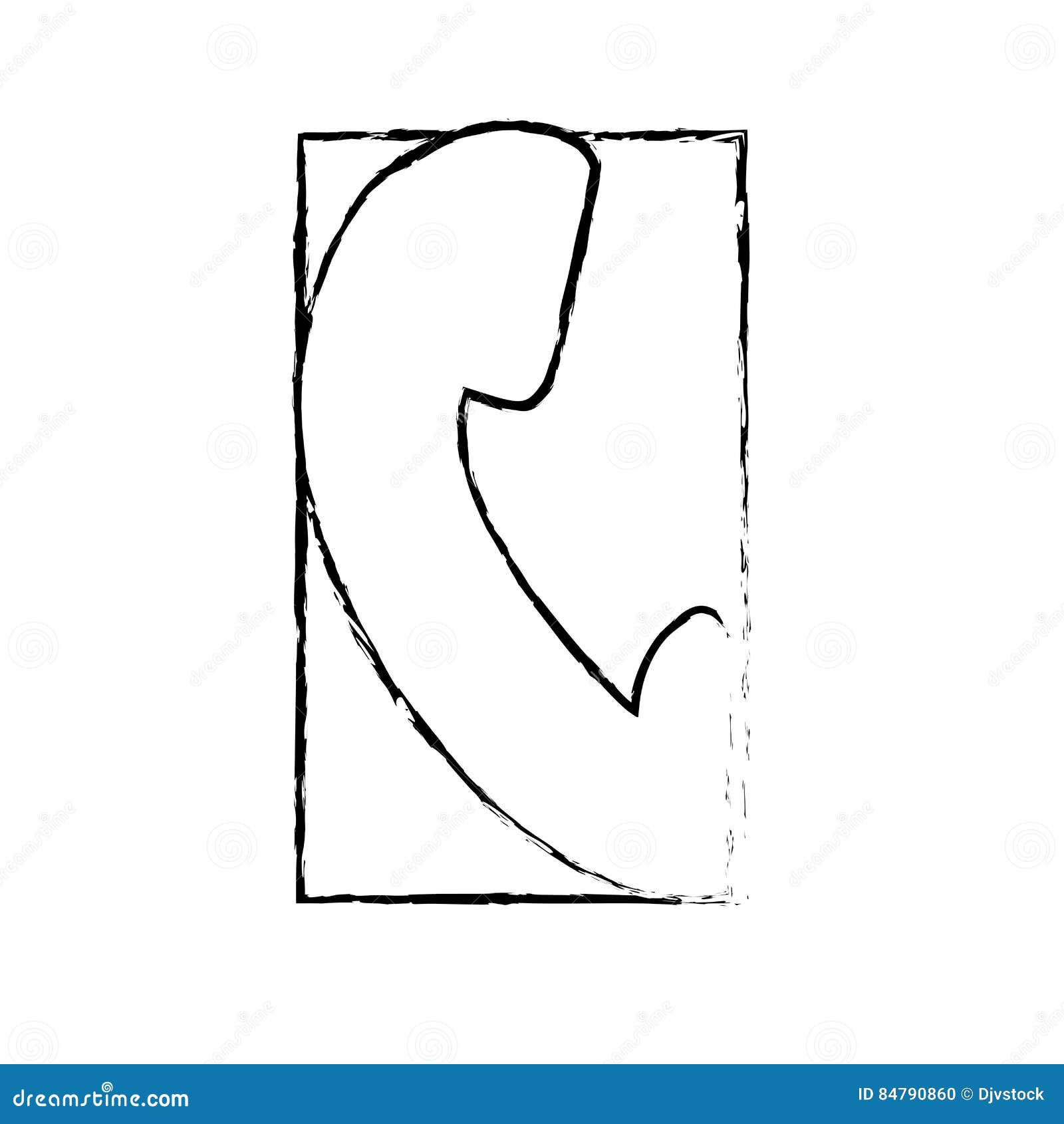 Phone thumbnail icon image stock illustration. Illustration of ...
