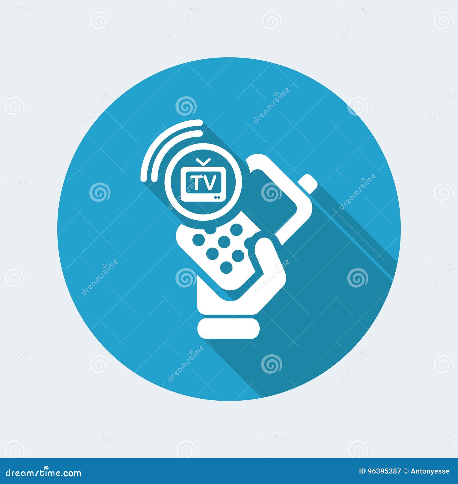 Phone tv icon stock vector. Illustration of isolated - 96395387