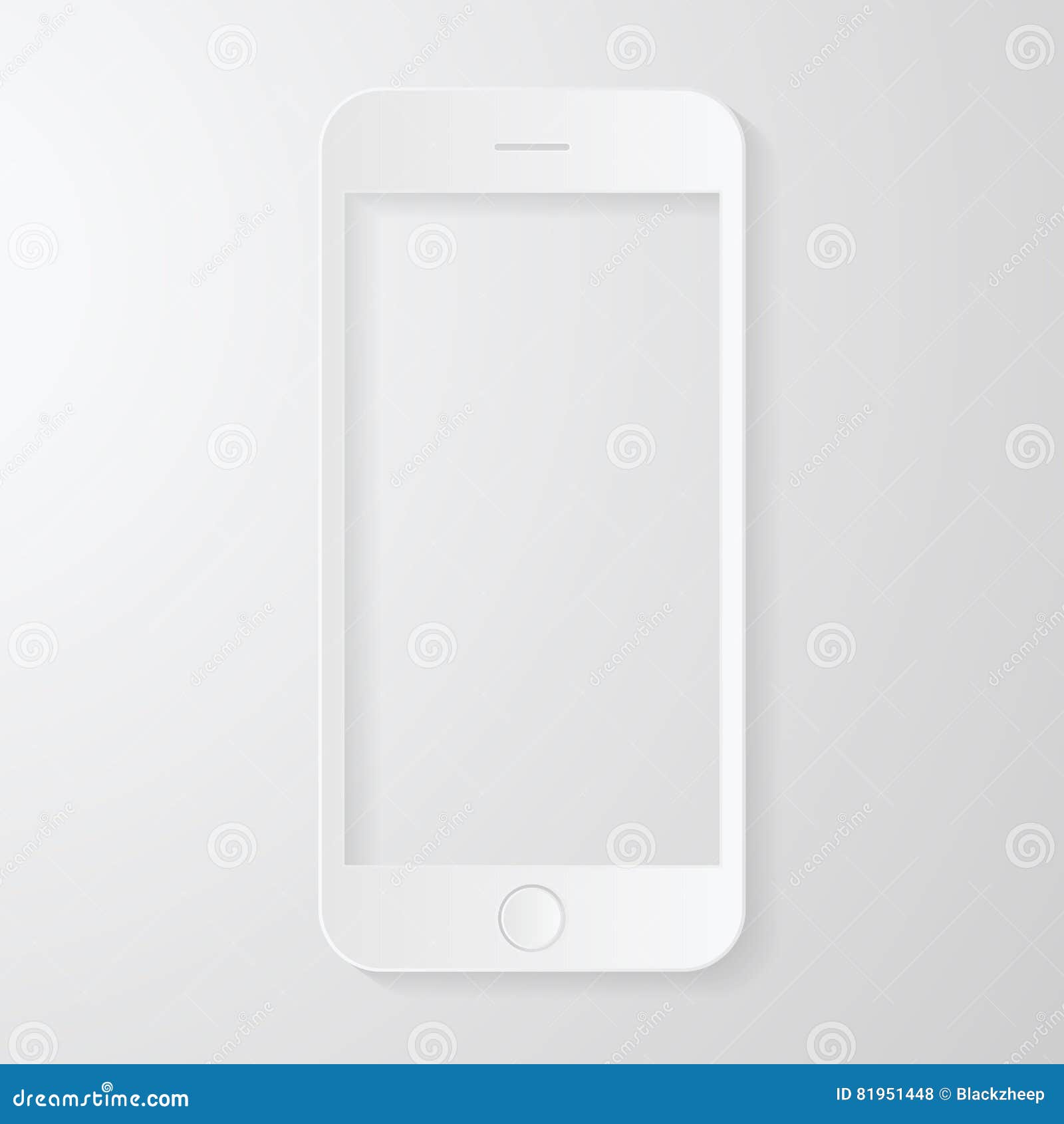 Phone Vector Drawing Paper Style Stock Vector - Illustration of ...