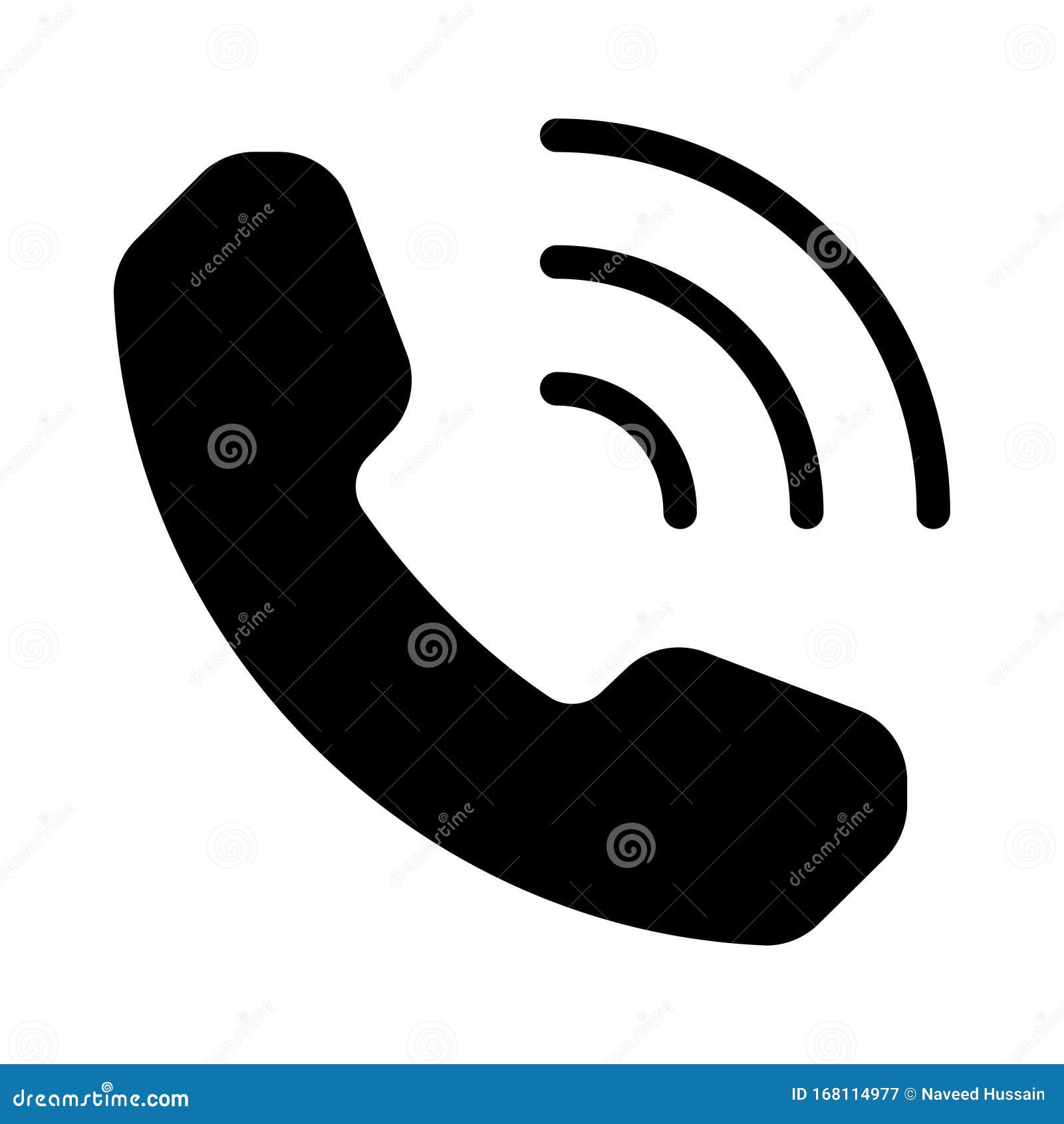 Phone Vector Glyph Flat Icon Stock Illustration - Illustration of cell ...
