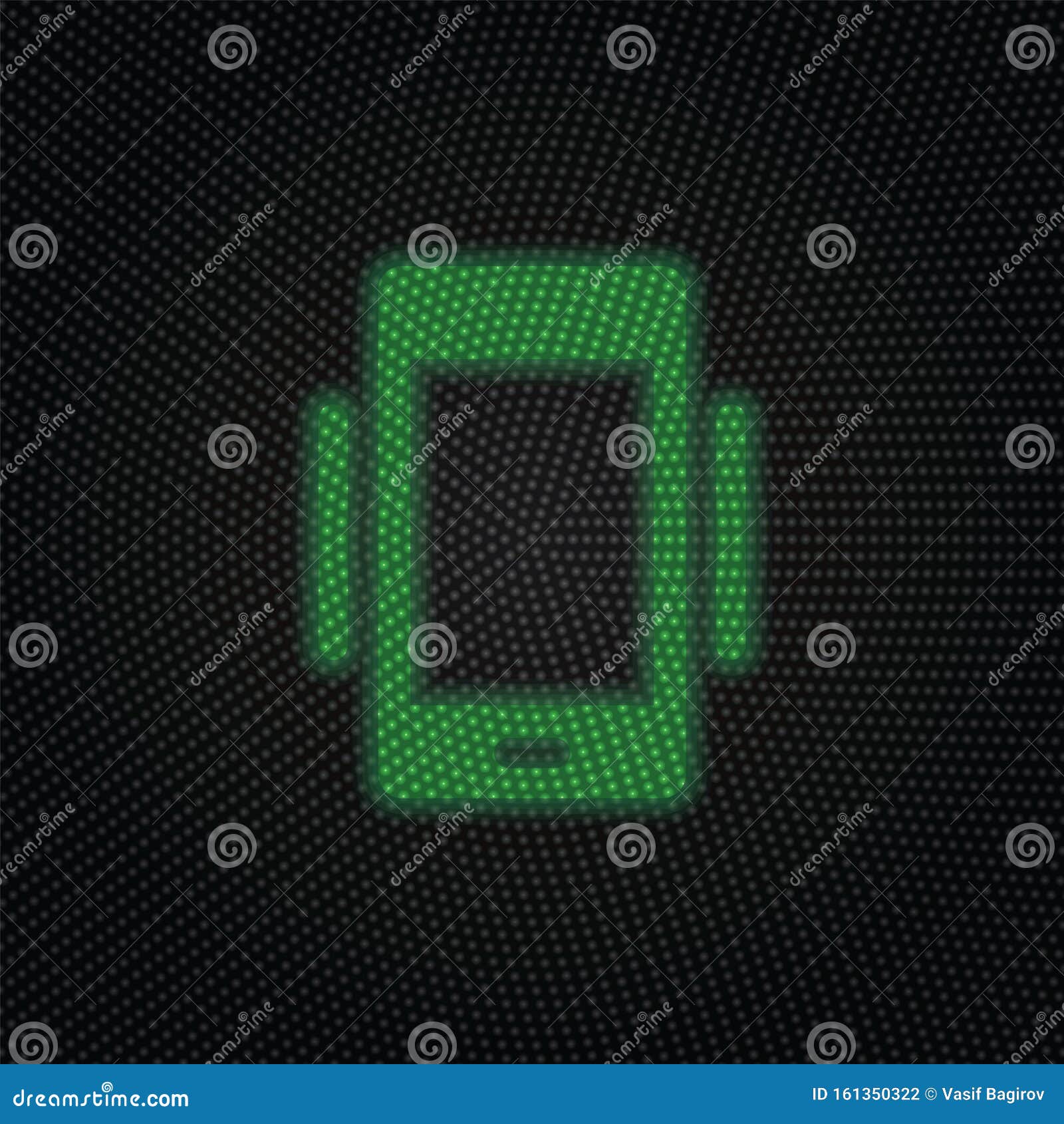 Phone Vibrate, Icon Cartoon Vector | CartoonDealer.com #261062097