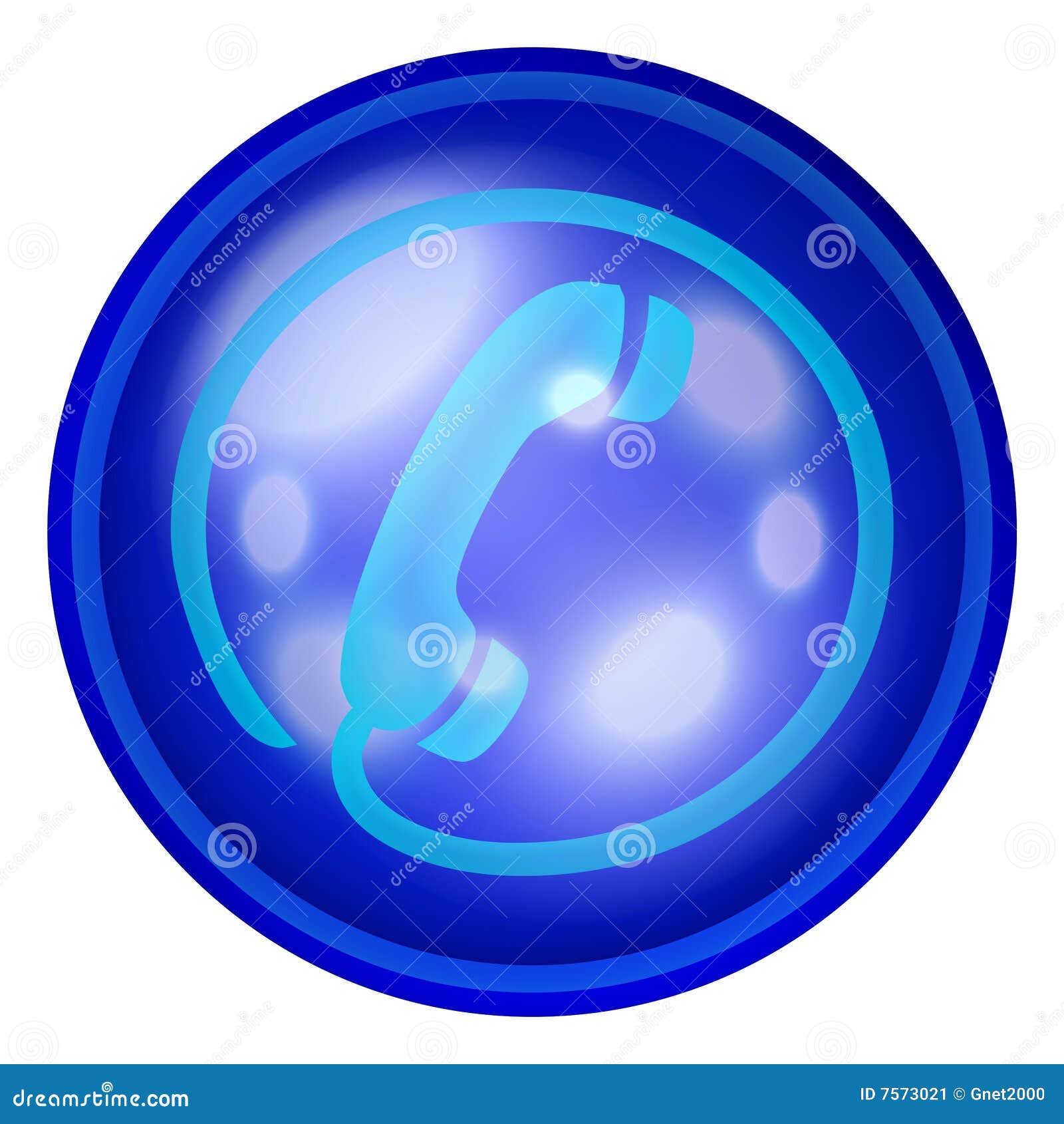 Phone web button stock illustration. Illustration of connect - 7573021