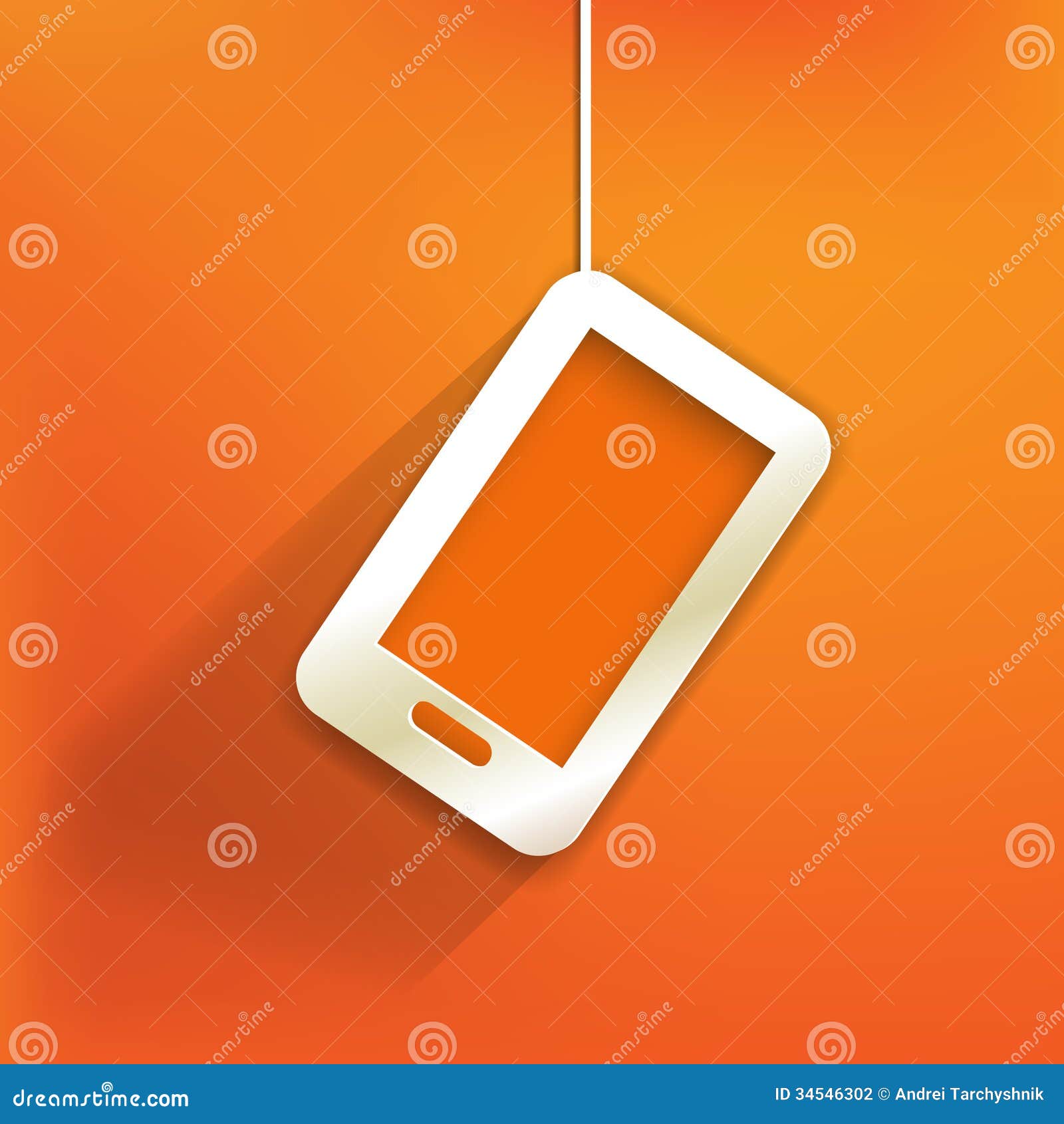 Phone web icon,flat design stock vector. Illustration of email - 34546302