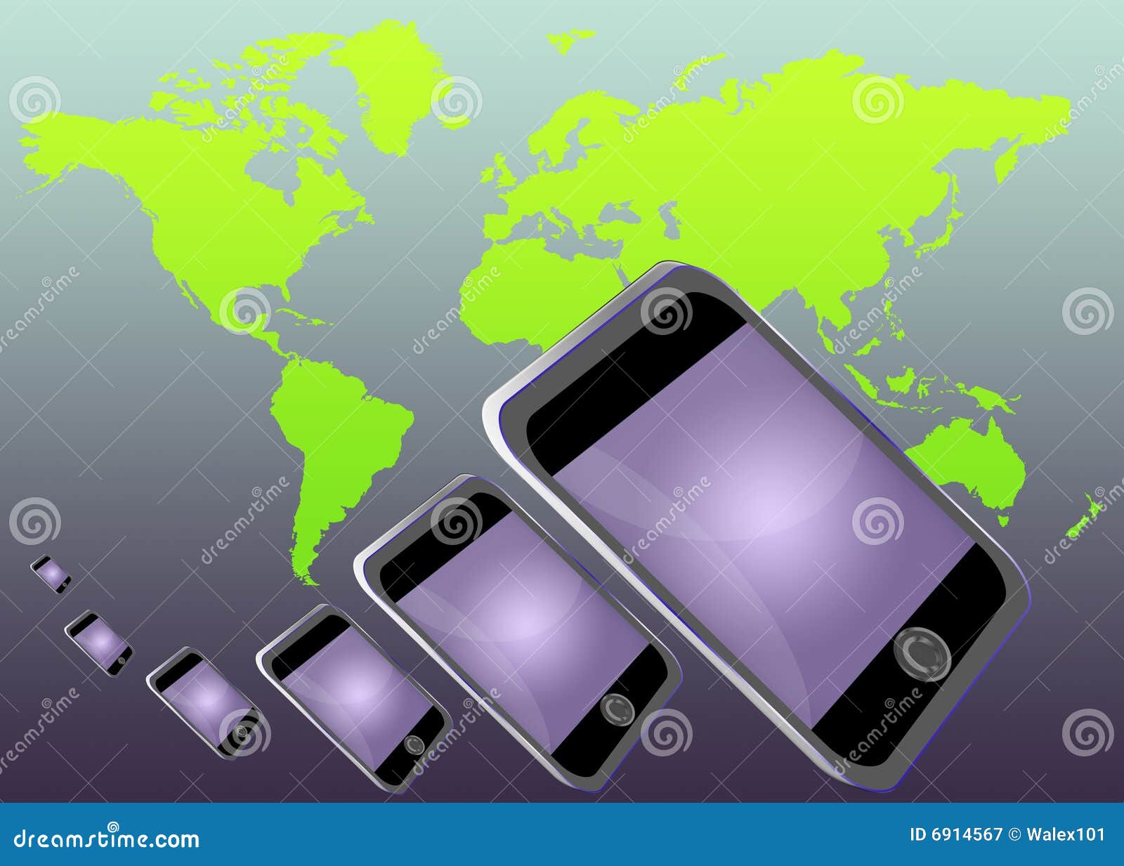 Phone world stock illustration. Illustration of talking - 6914567