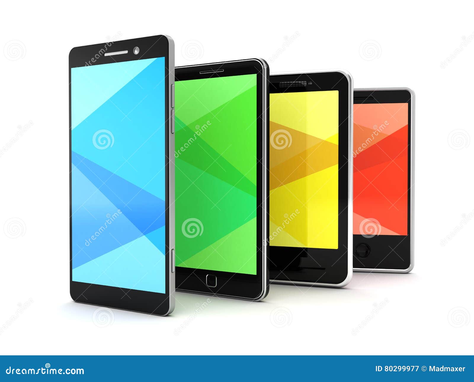 Phones assortment stock illustration. Illustration of mobile - 80299977