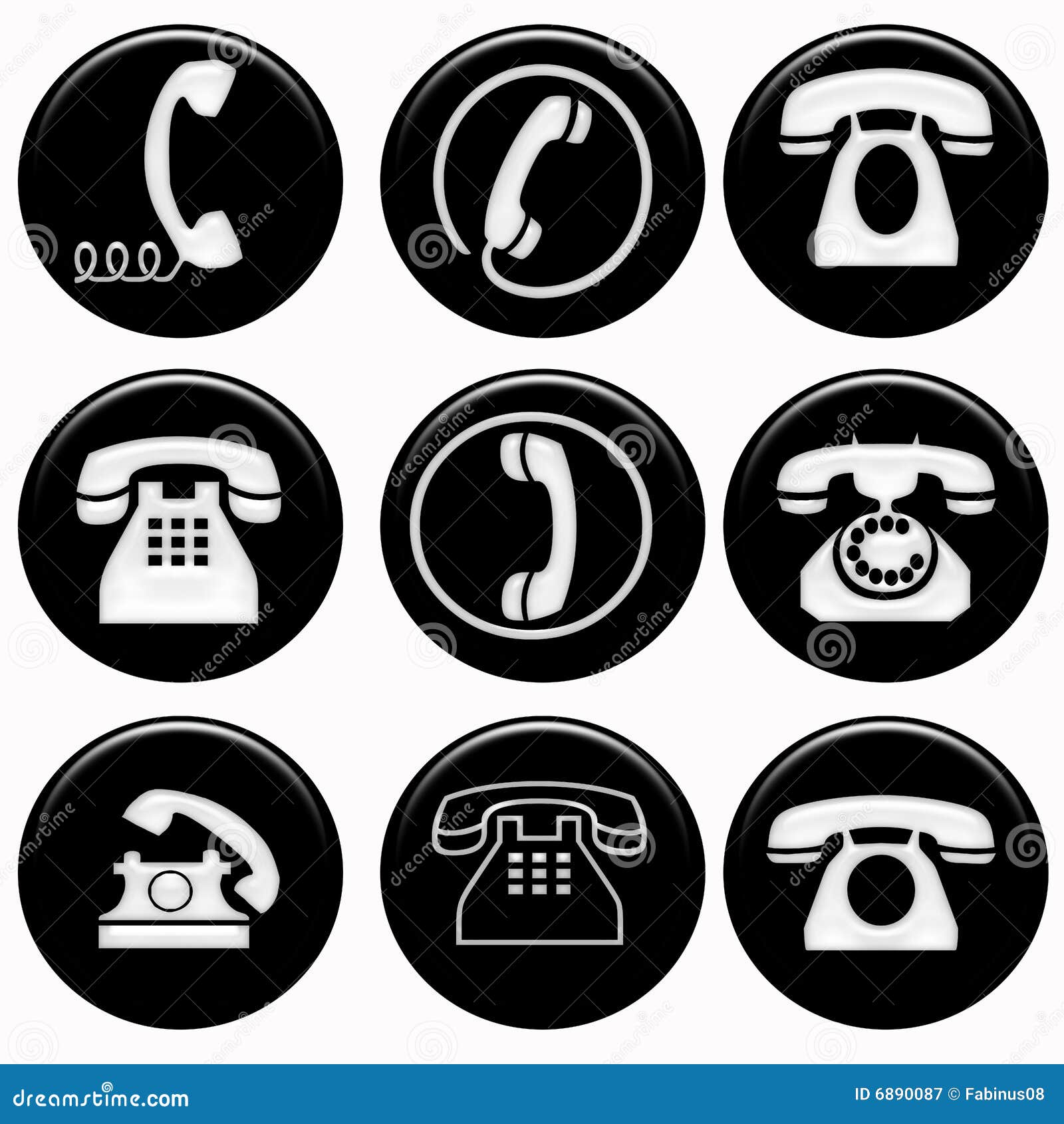 Phones symbols stock illustration. Illustration of distance - 6890087