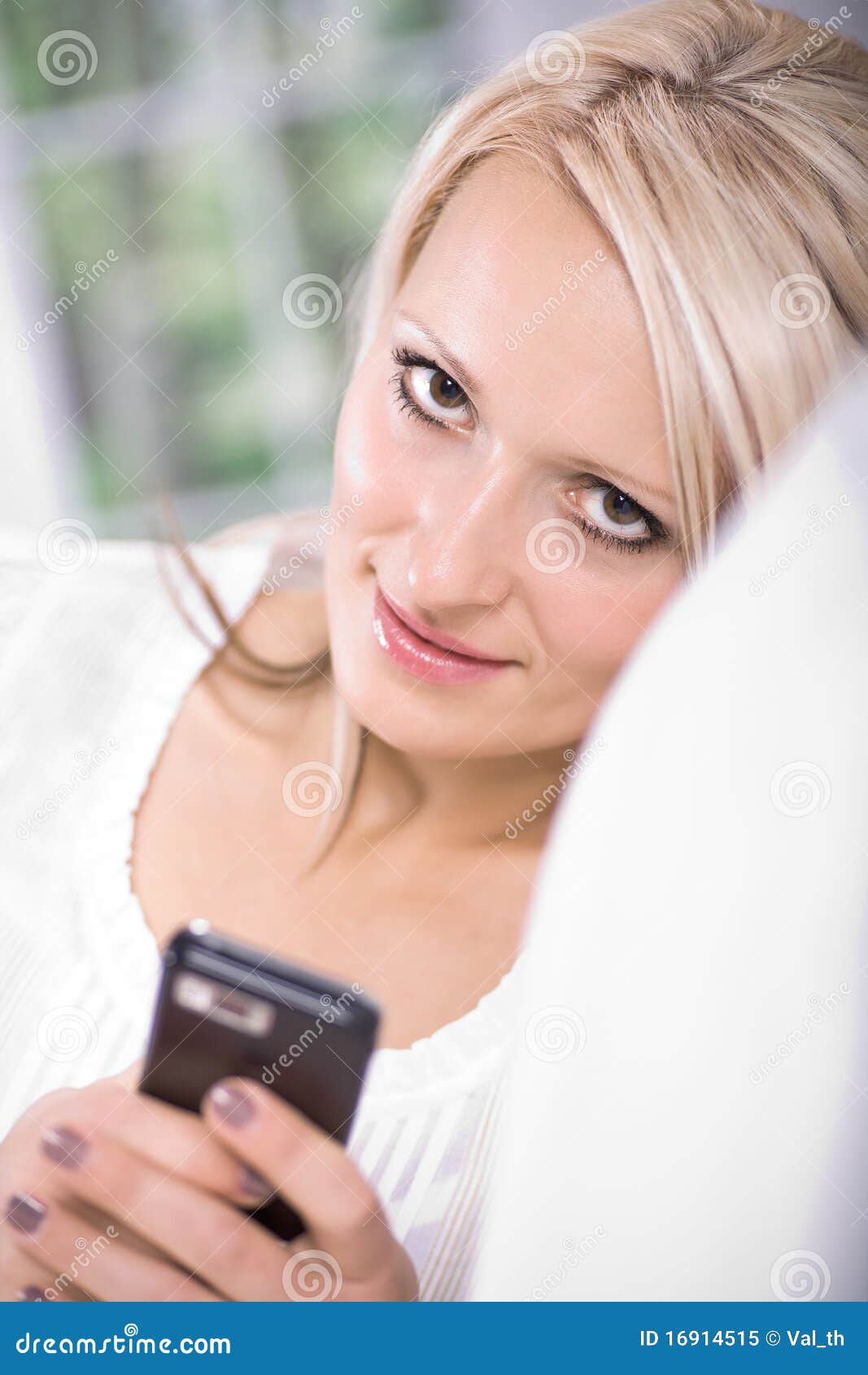 Phoning stock image. Image of service, females, face - 16914515