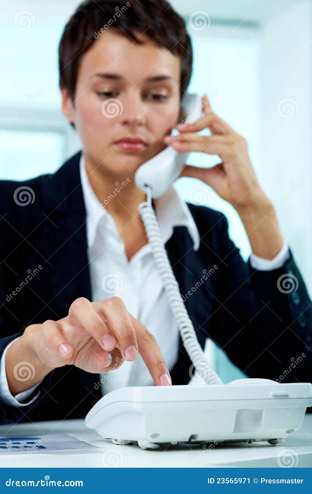 Phoning stock image. Image of executive, boss, caucasian - 23565971