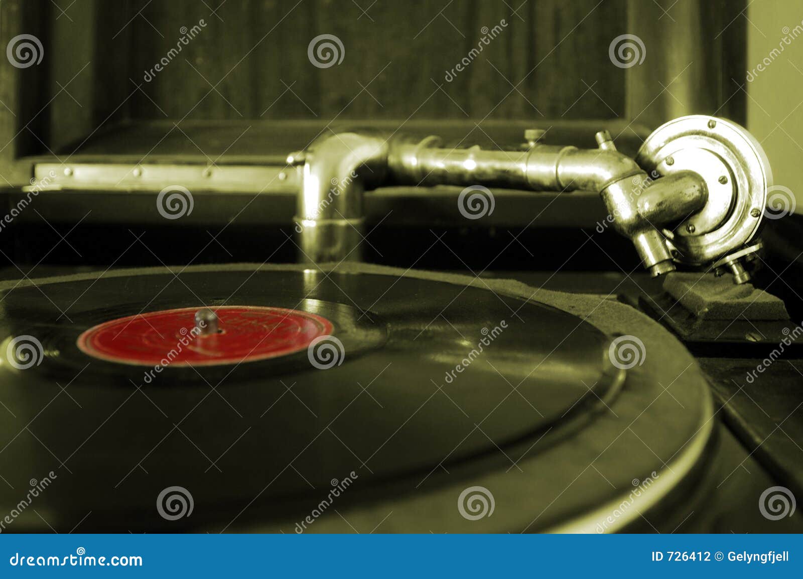 Phonograph stock photo. Image of playing, vintage, audio - 726412