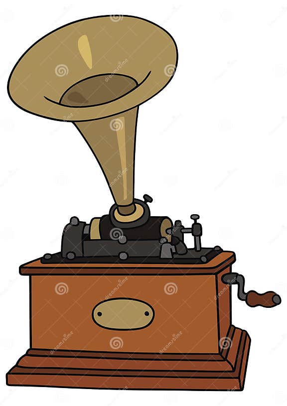 Phonograph stock vector. Illustration of cartoon, music - 34085741