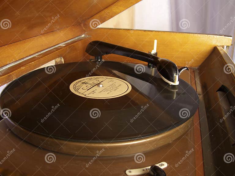 Phonograph record, stock image. Image of motif, color - 3318449
