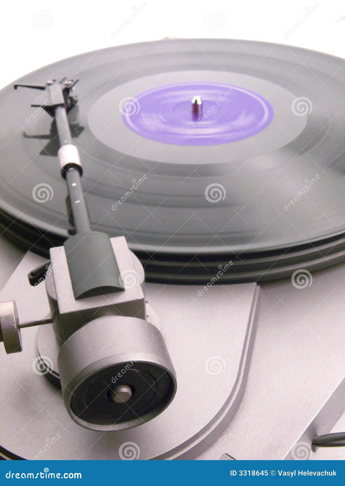 Phonograph record, stock image. Image of traditional, single - 3318645