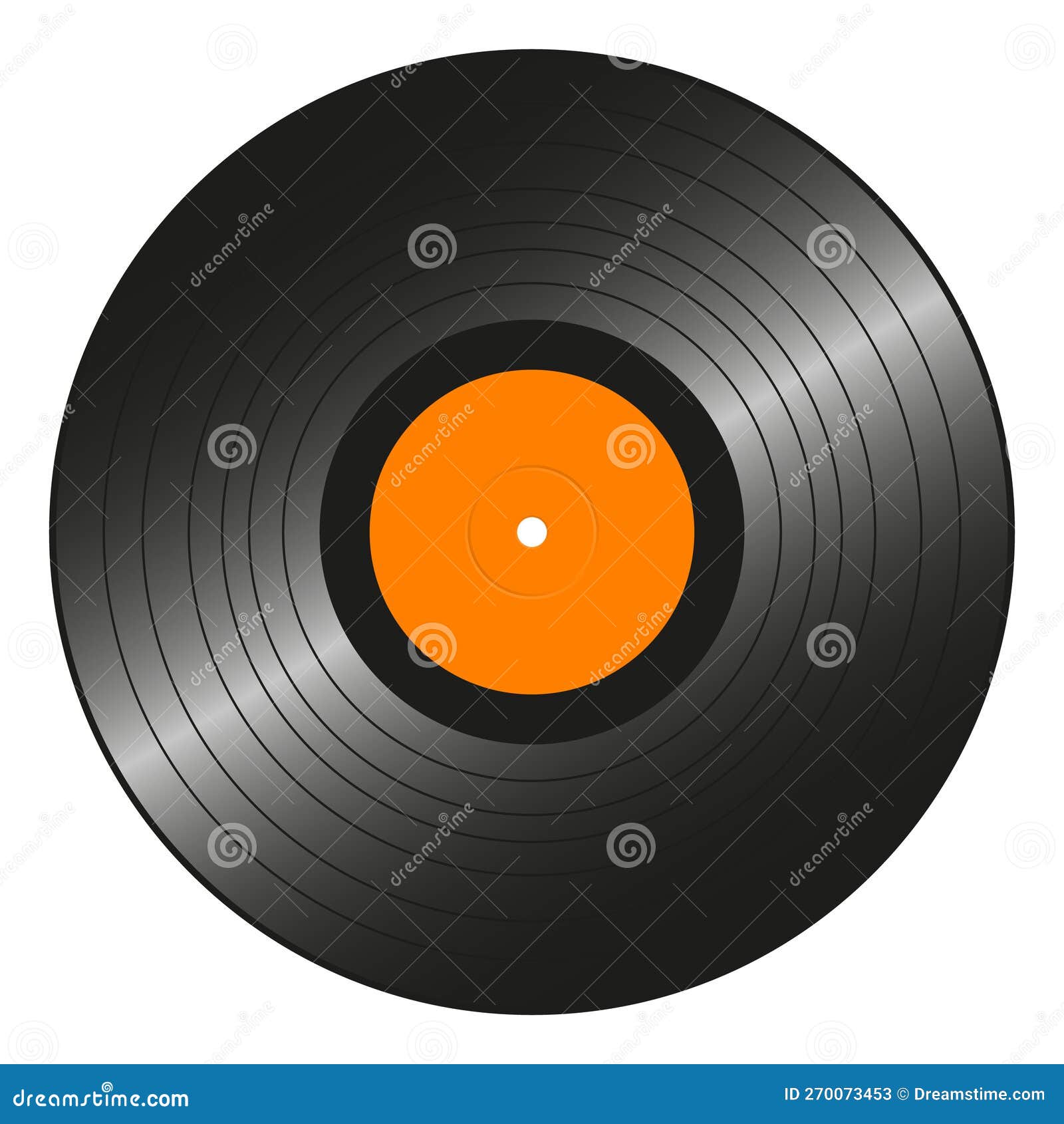 Phonograph Record - LP Vinyl Gramophone Record Vector Illustration ...