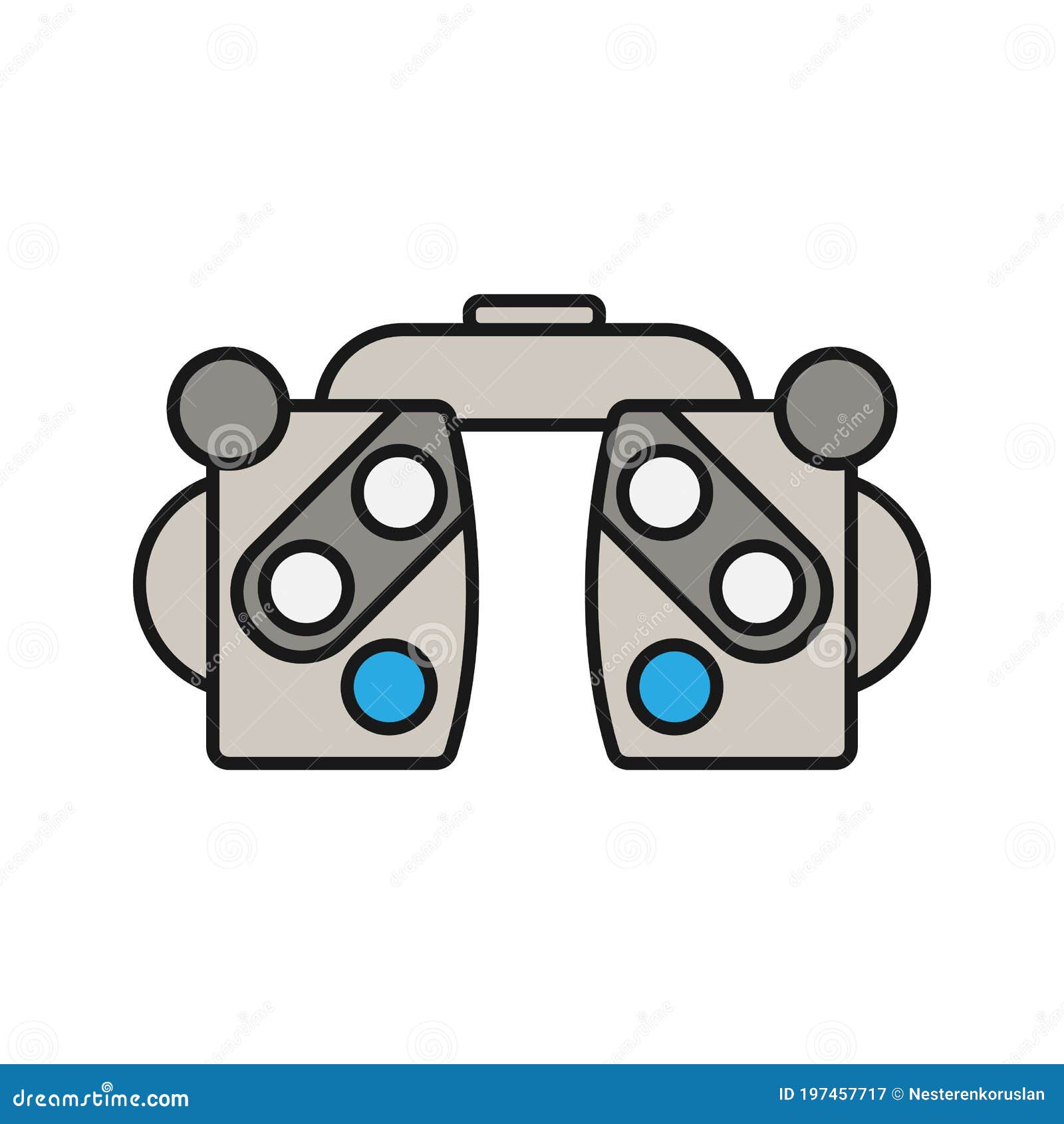 Refractor Icon. Simple Style Eye Hospital Poster Background Symbol ...