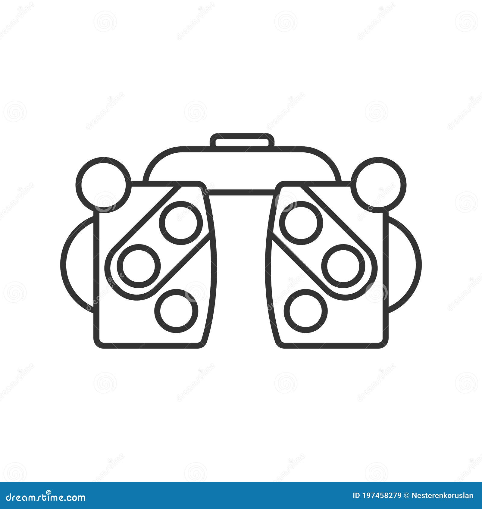 Phoropter, Ophthalmic Testing Device Machine Icon. Test Your Eyes Text ...