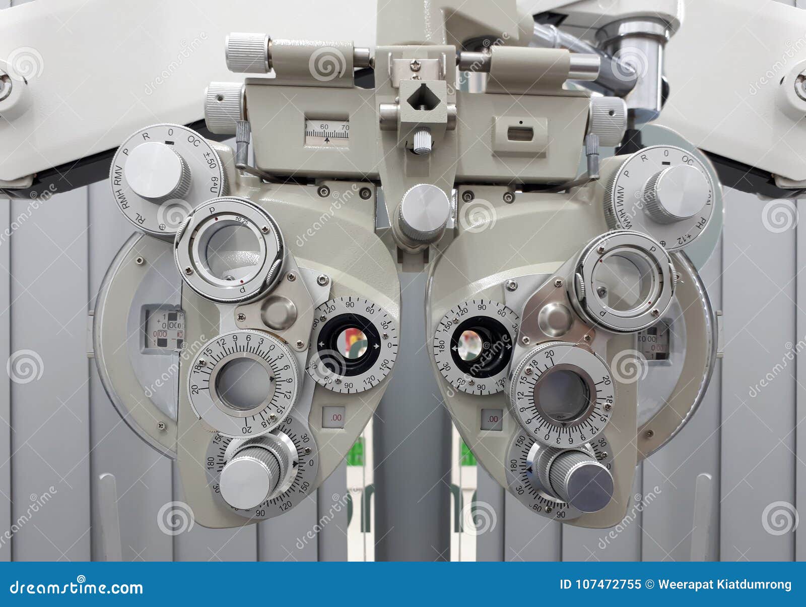 Phoropter stock image. Image of optician, instrument - 107472755