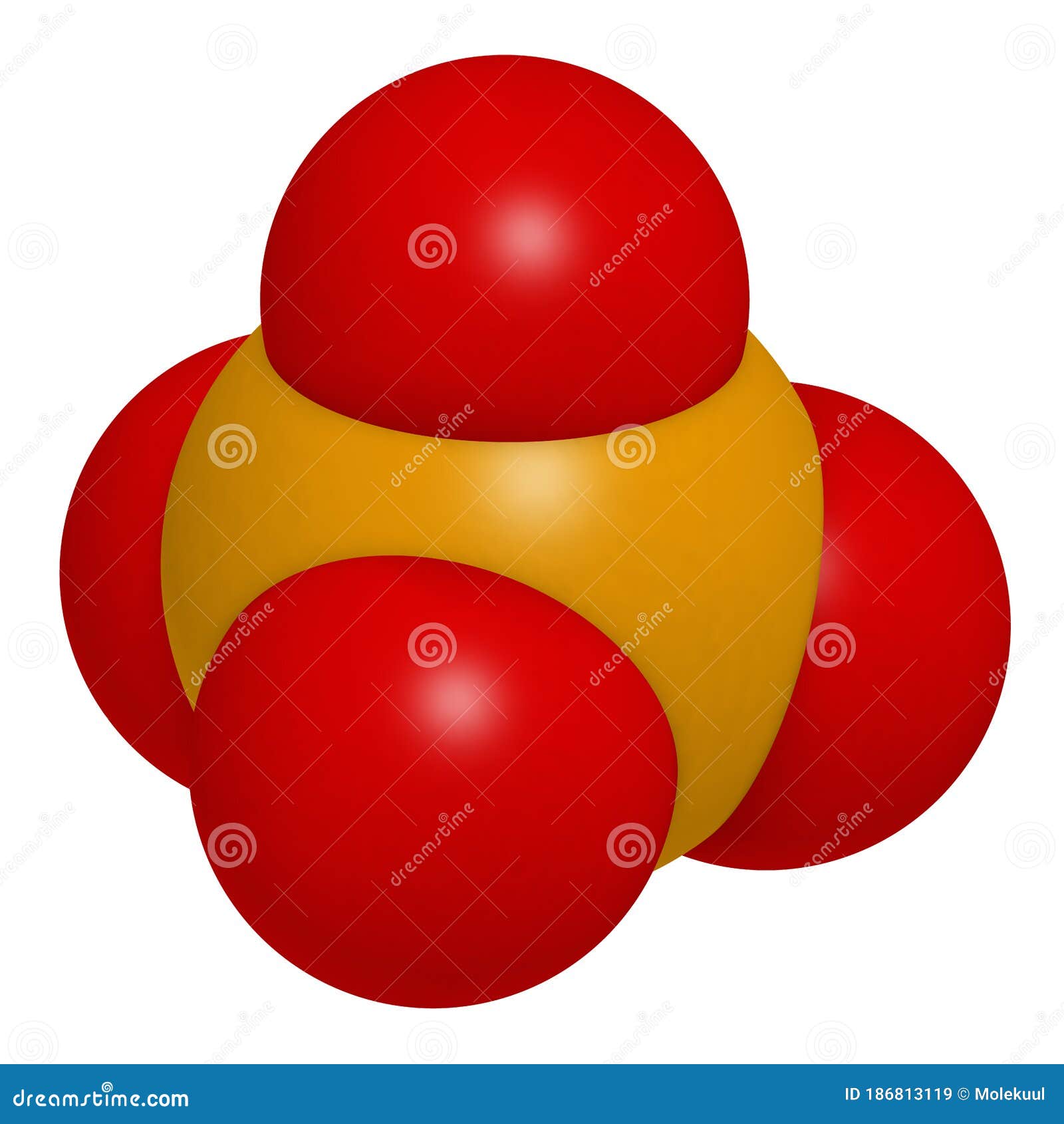 Phosphate Anion Molecule, Chemical Structure. Skeletal Formula. Cartoon ...