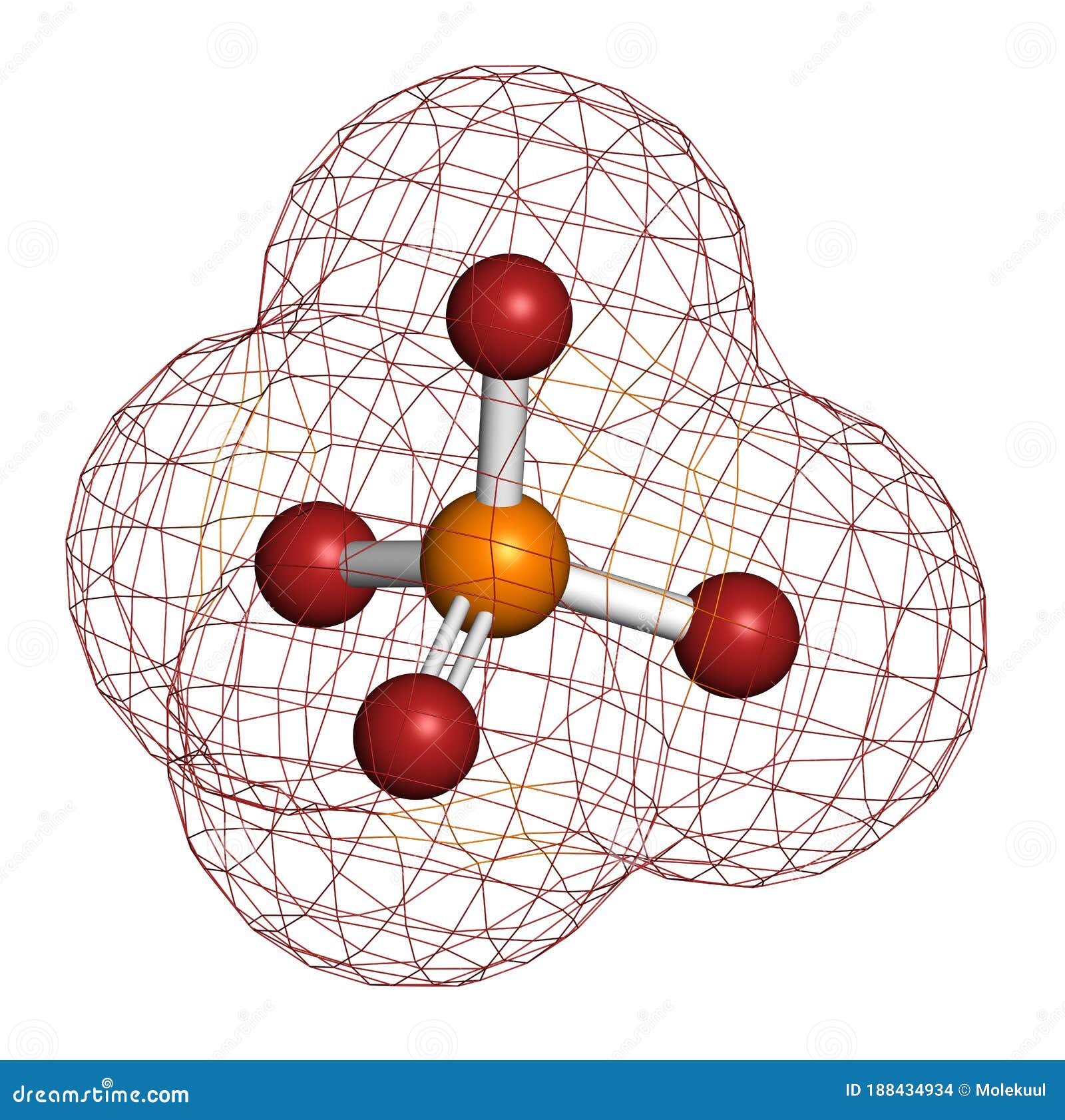Phosphate Anion, Chemical Structure. Skeletal Formula. Vector ...