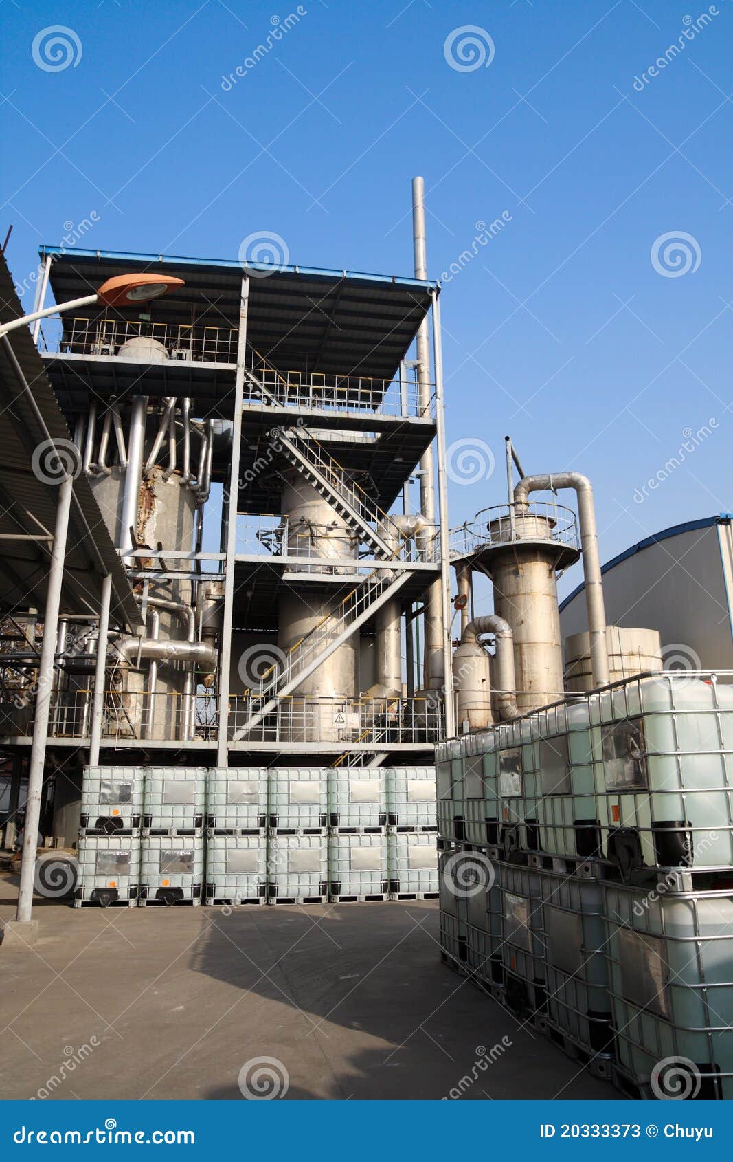 Phosphate chemical plant stock image. Image of factory - 20333373