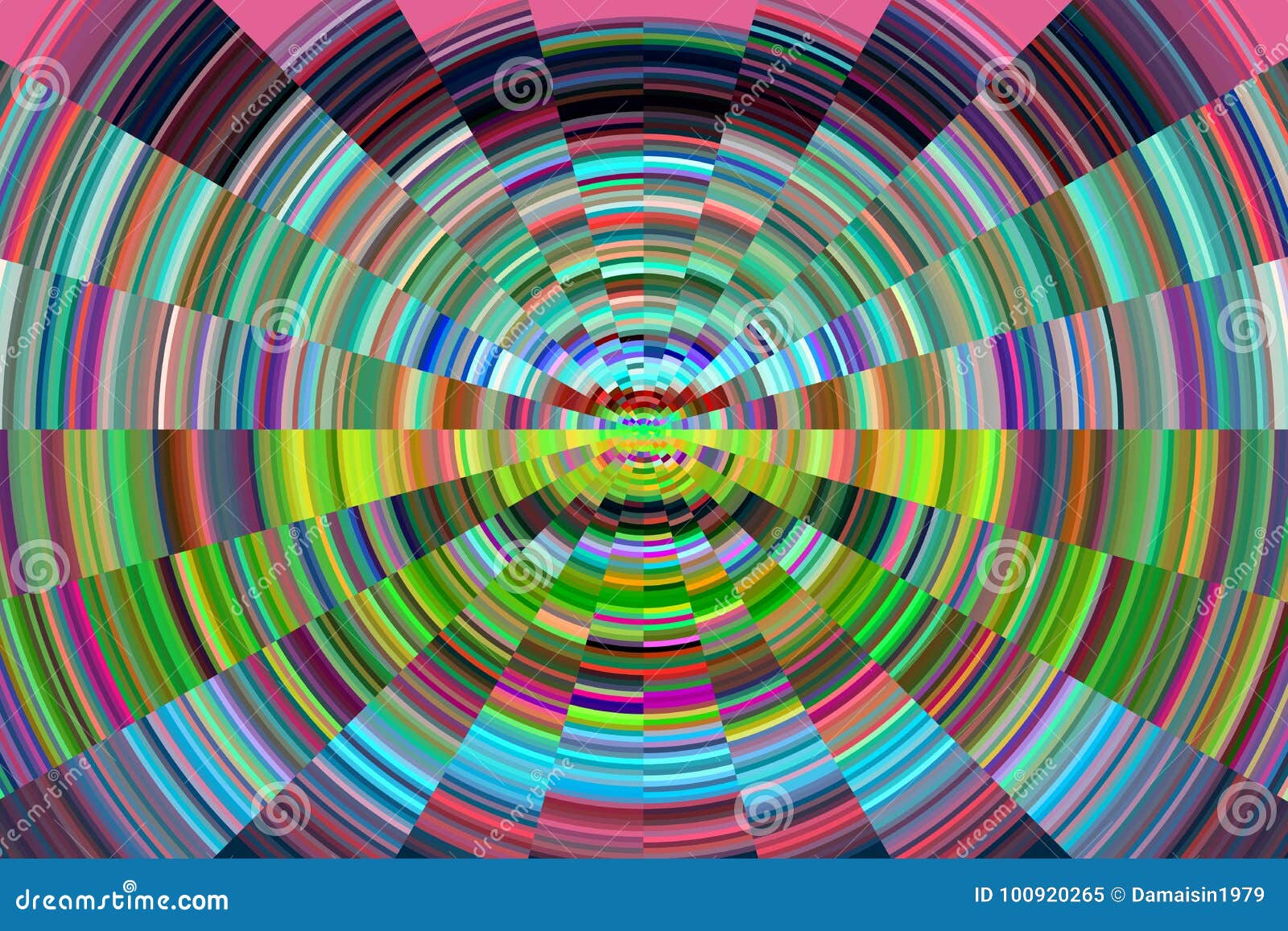 Phosphorescent Pink Circular Hues. Joyful Texture and Pattern Stock ...